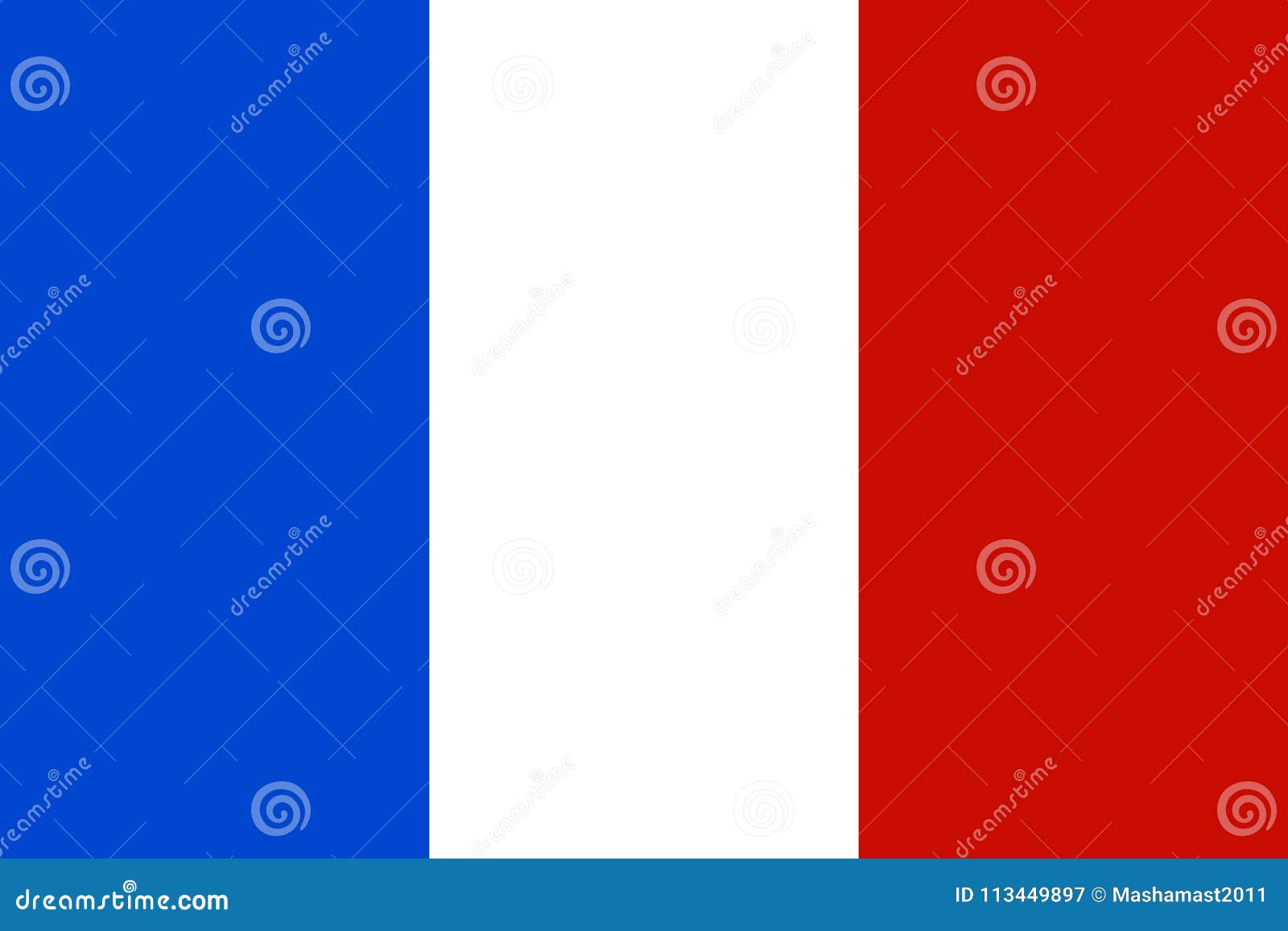 Drapeau National Officiel Des Frances Illustration de Vecteur ...
