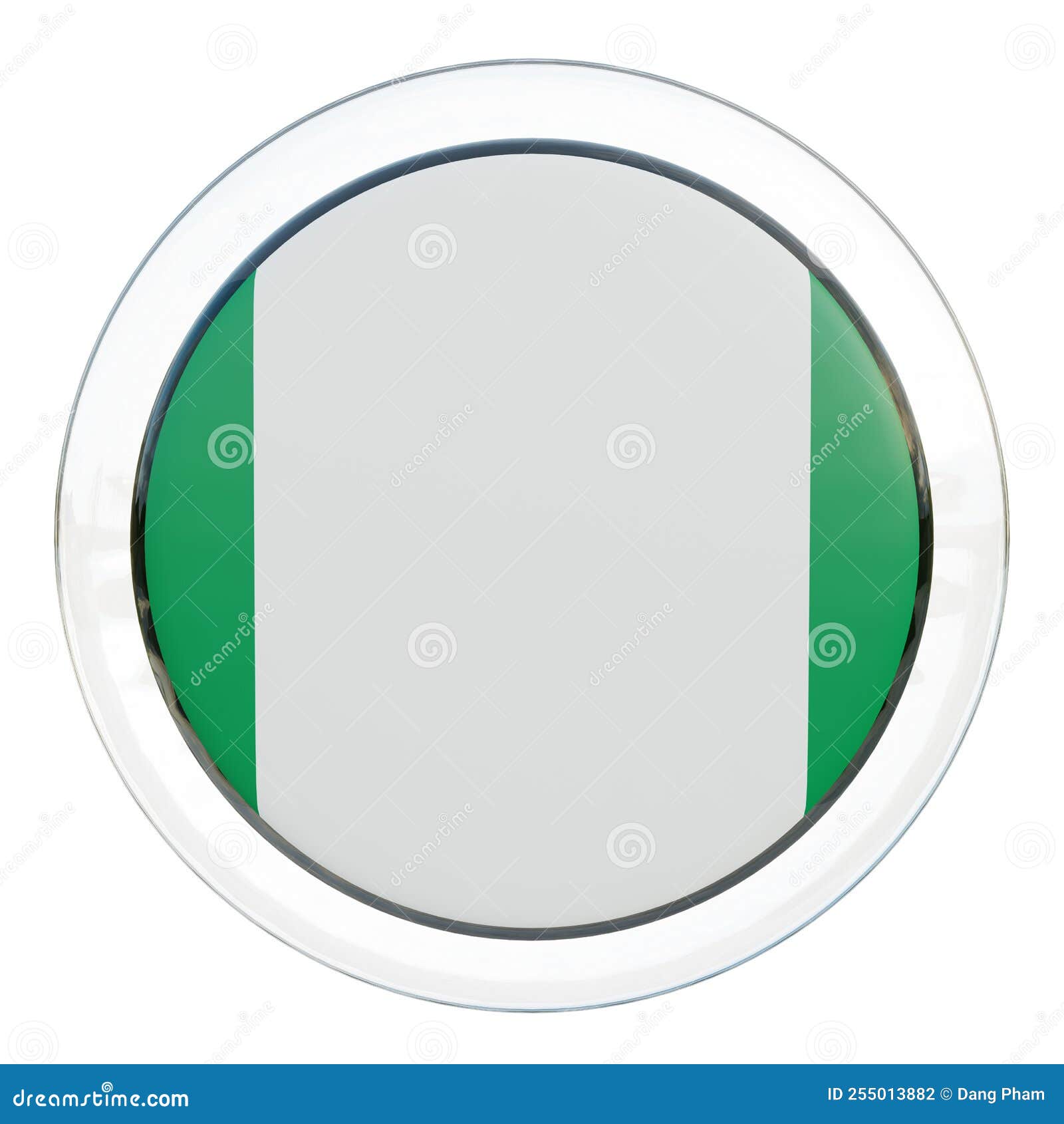 Drapeau nigeria 3d illustration stock. Illustration du nationalité ...