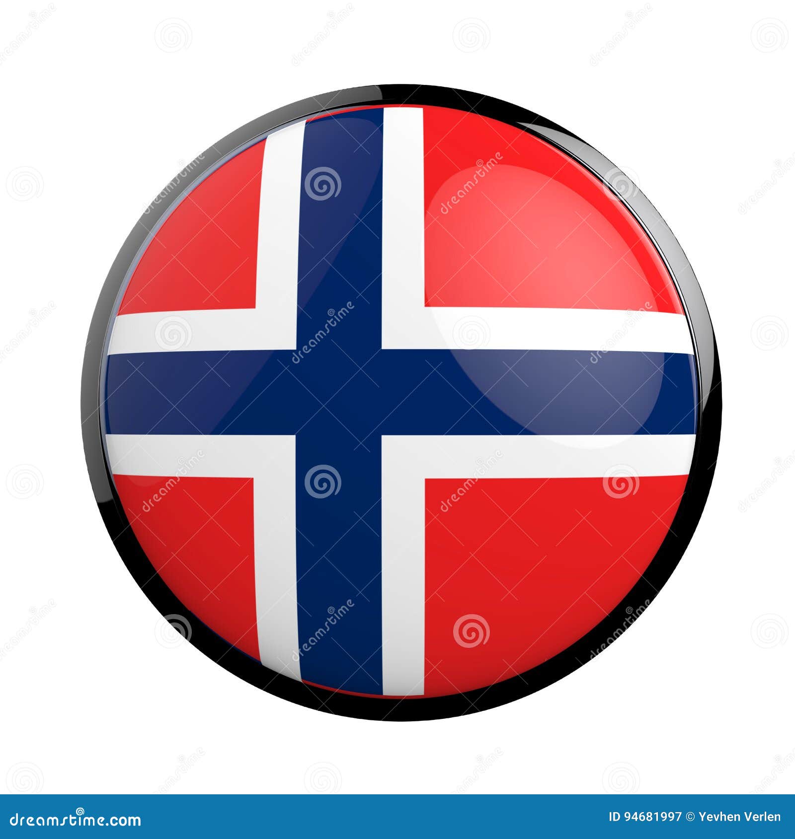 Drapeau Rond D'icône De La Pologne Illustration Stock - Illustration du ...