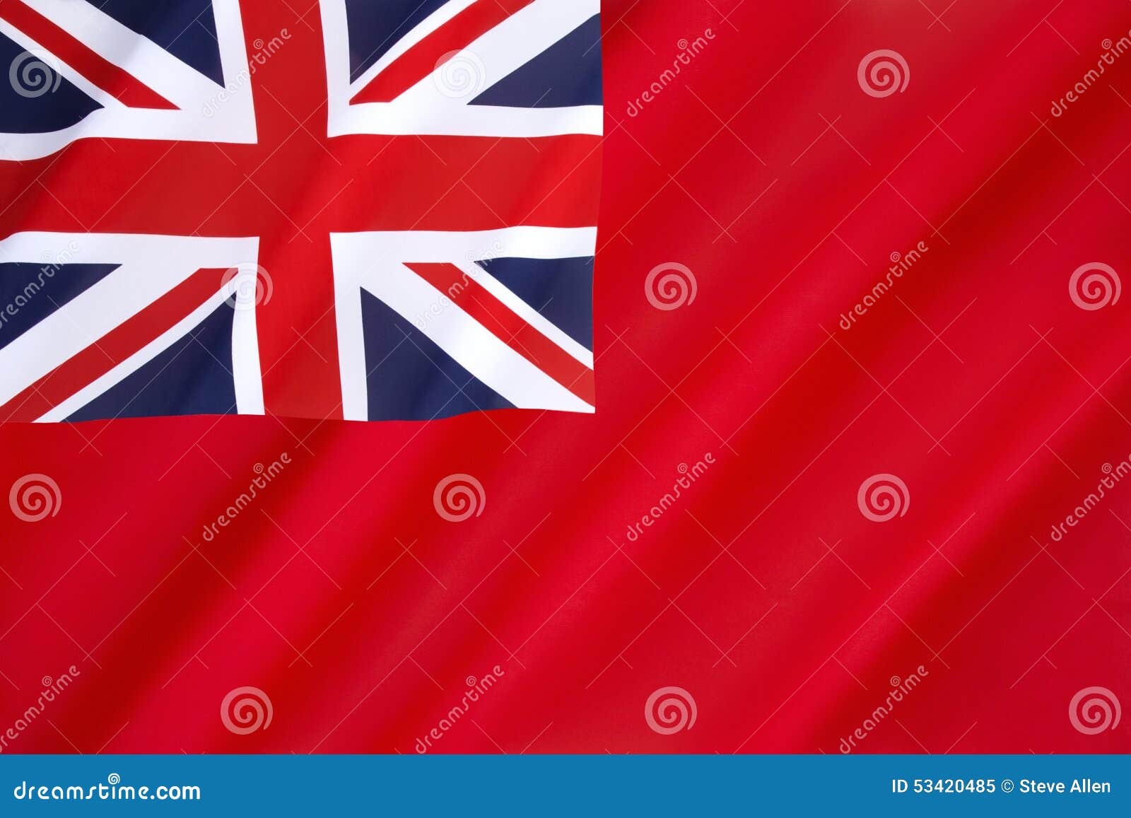 Drapeau rouge britannique image stock. Image du couleurs - 53420485