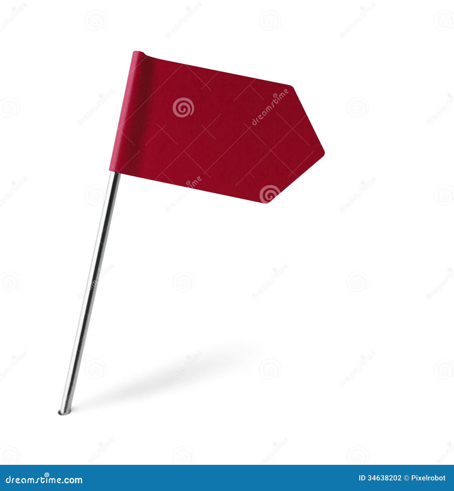 Drapeau rouge de signe photo stock. Image du couleurs - 34638202