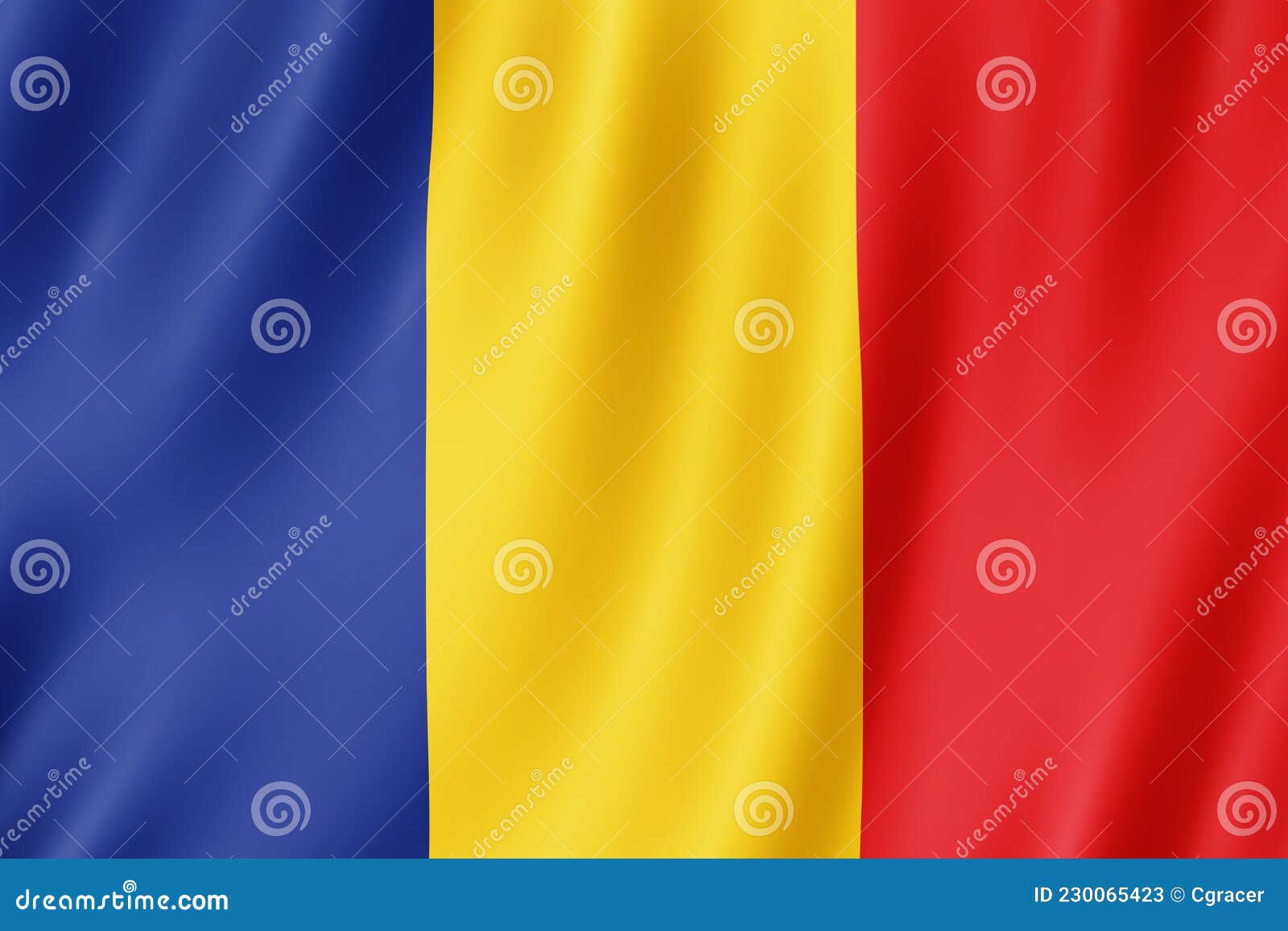 Drapeau roumain illustration stock. Illustration du indicateur - 230065423
