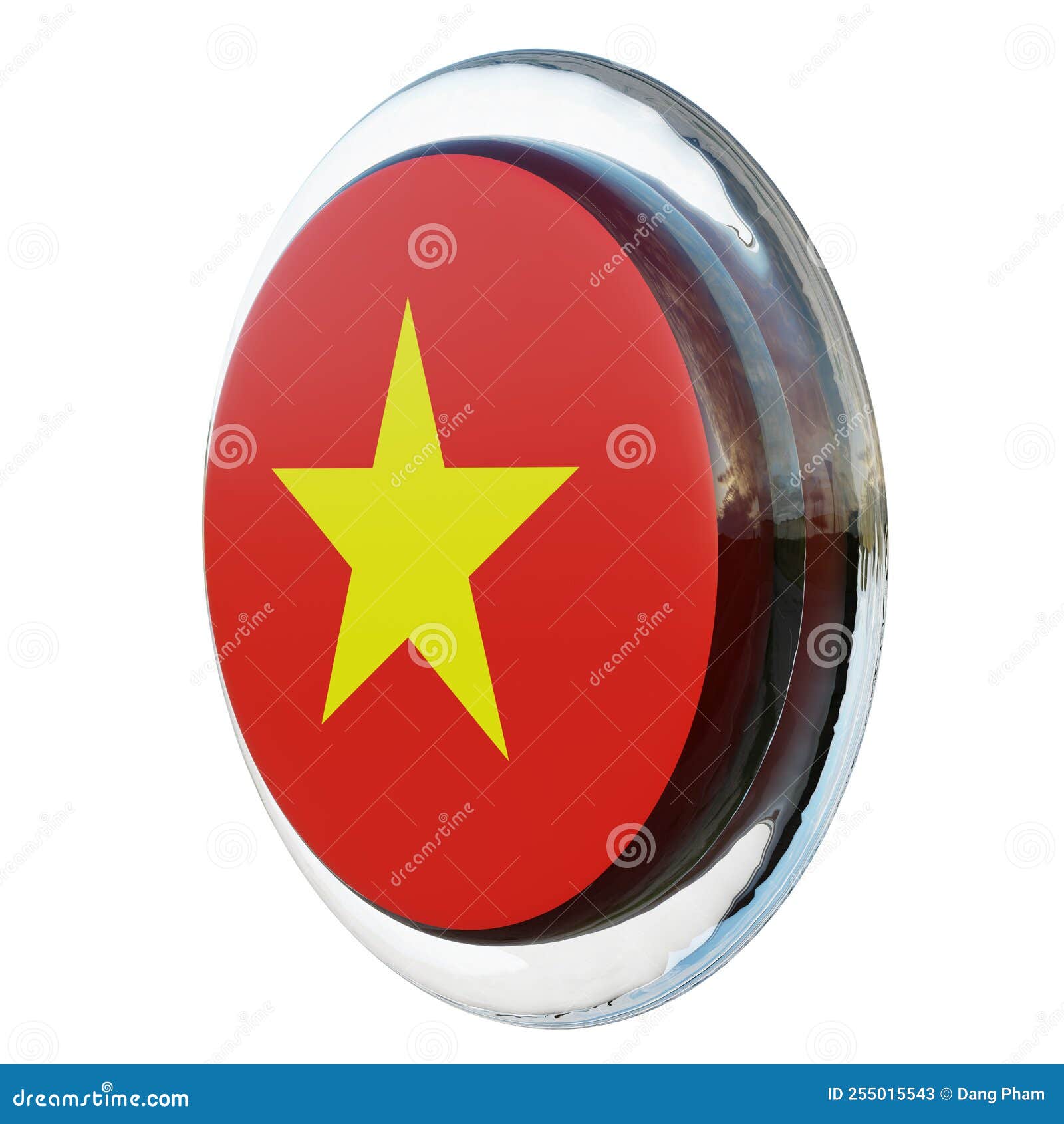 Drapeau vietnam 3d illustration stock. Illustration du pays - 255015543
