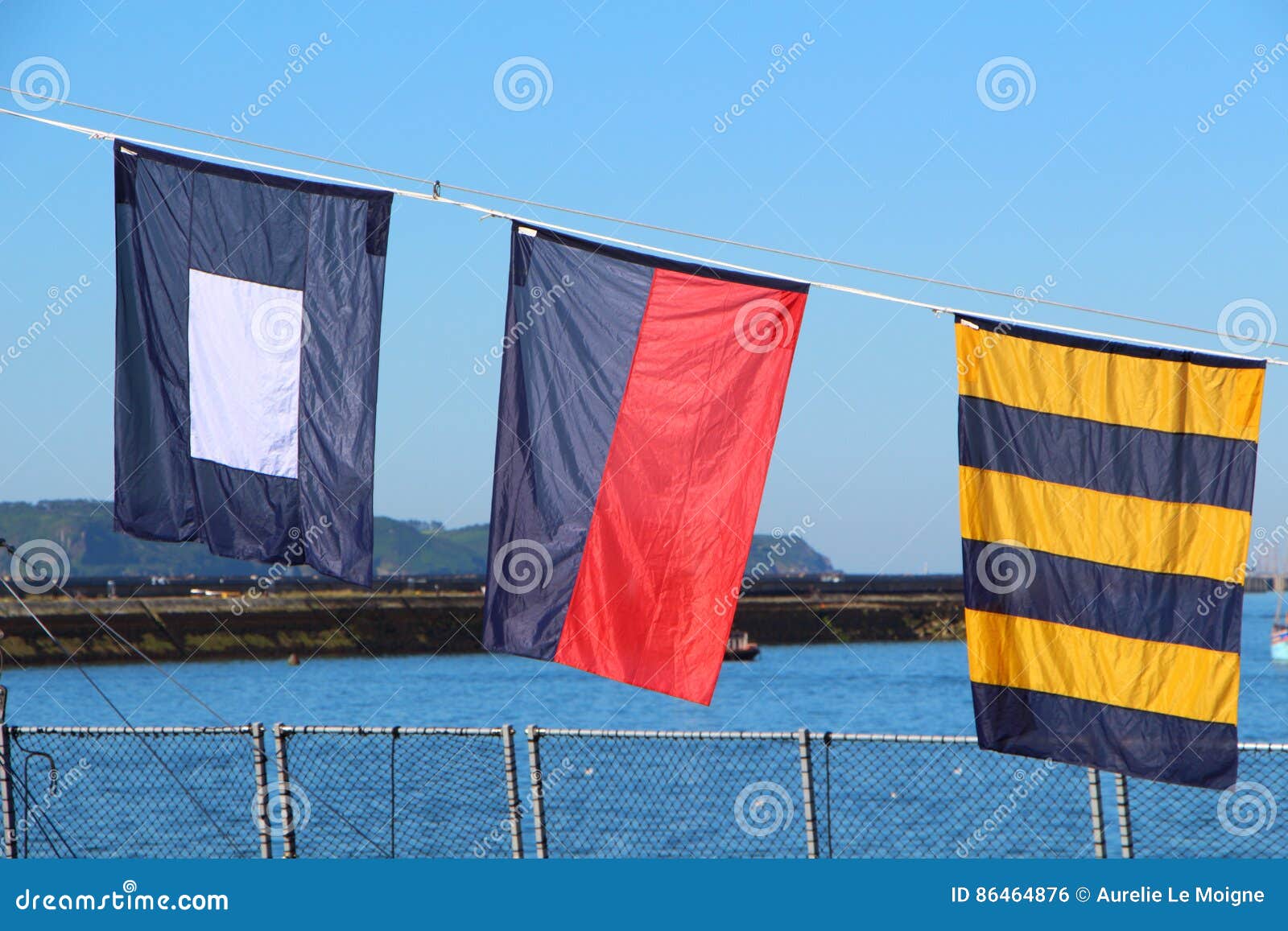 Drapeaux De Code Maritime International Photo stock - Image du ...