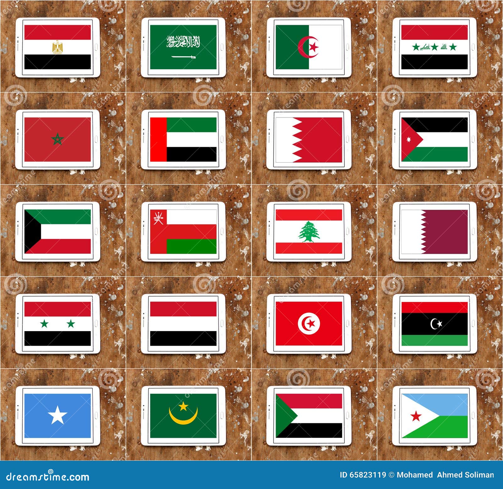 Drapeaux de pays arabes illustration stock. Illustration du kuwait ...