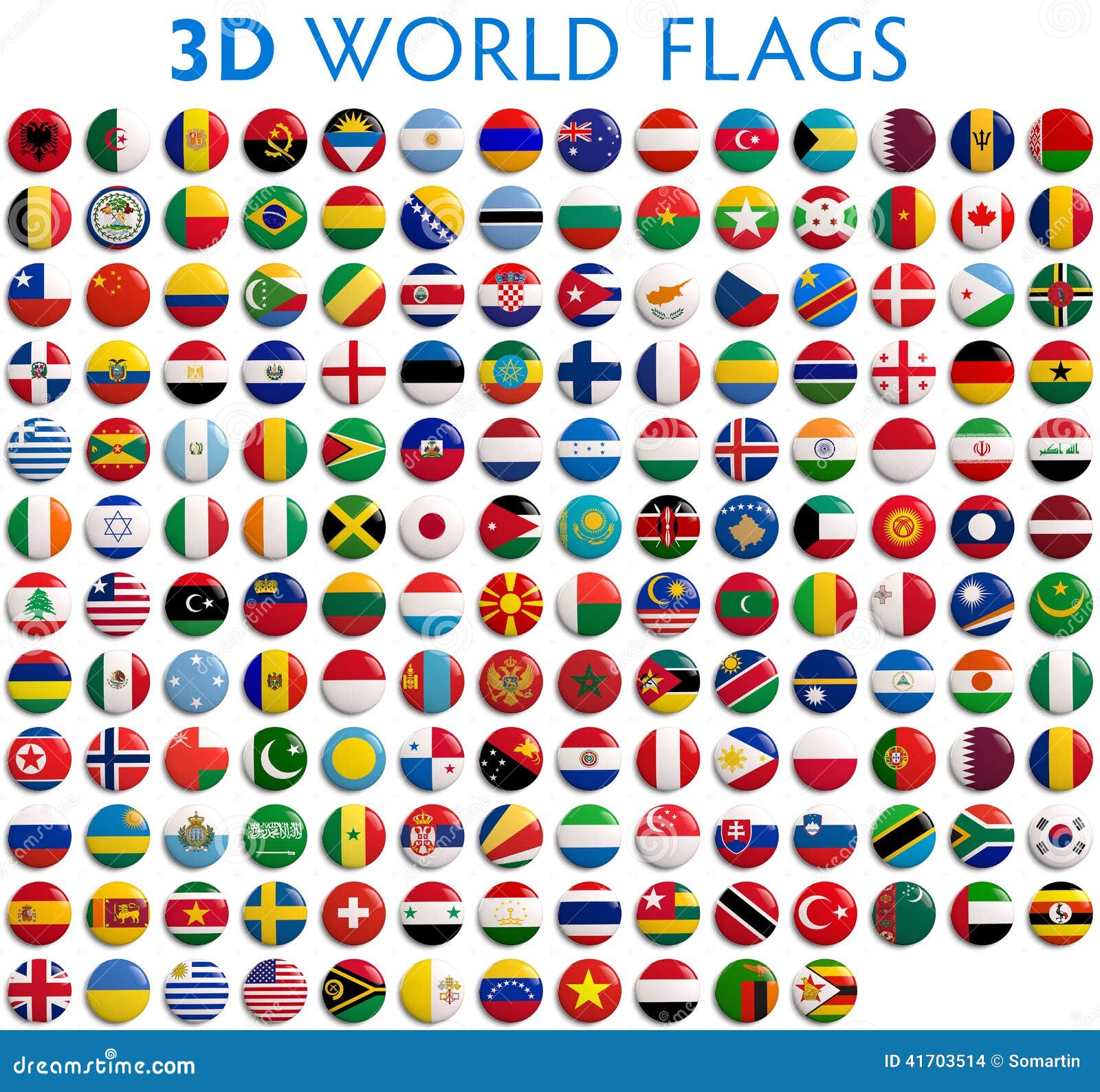 Drapeaux de pays du monde illustration stock. Illustration du revers ...