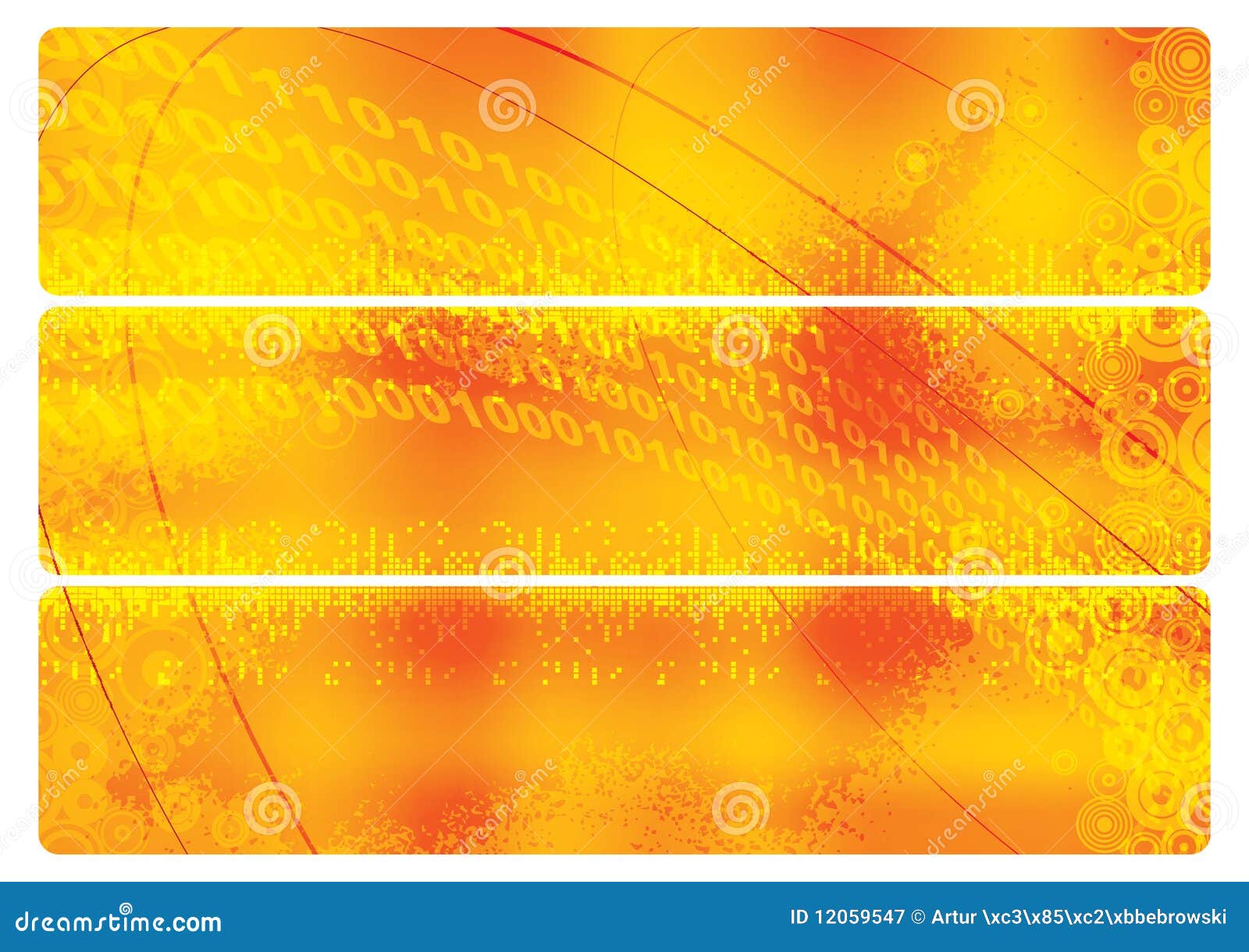 Drapeaux de Web illustration stock. Illustration du univers - 12059547