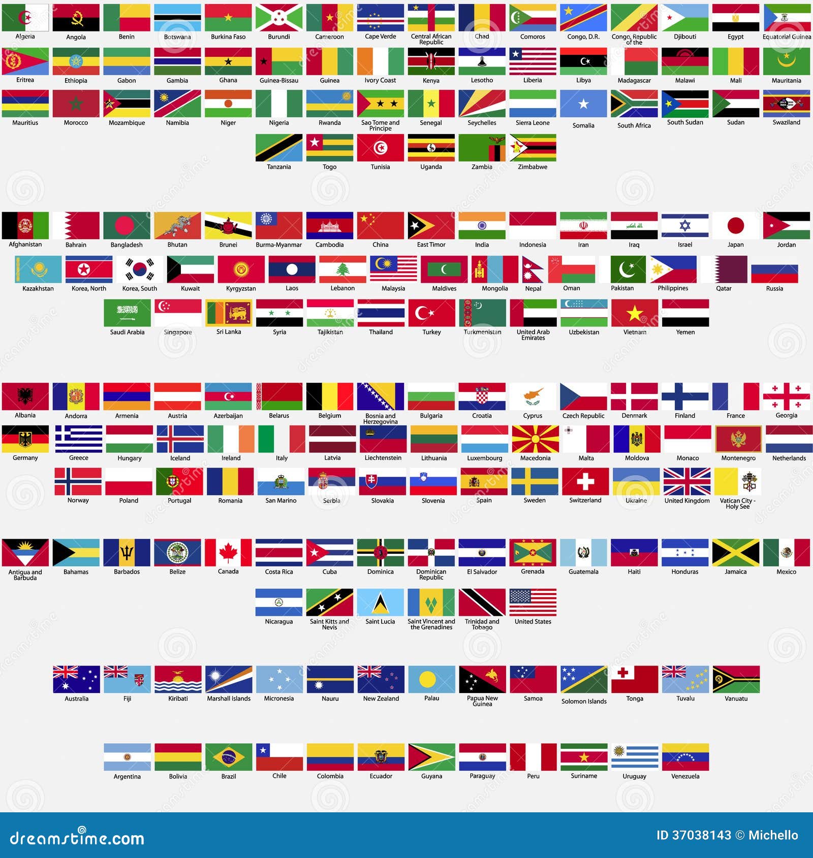 Drapeaux Du Monde, Collection Illustration de Vecteur - Illustration du ...