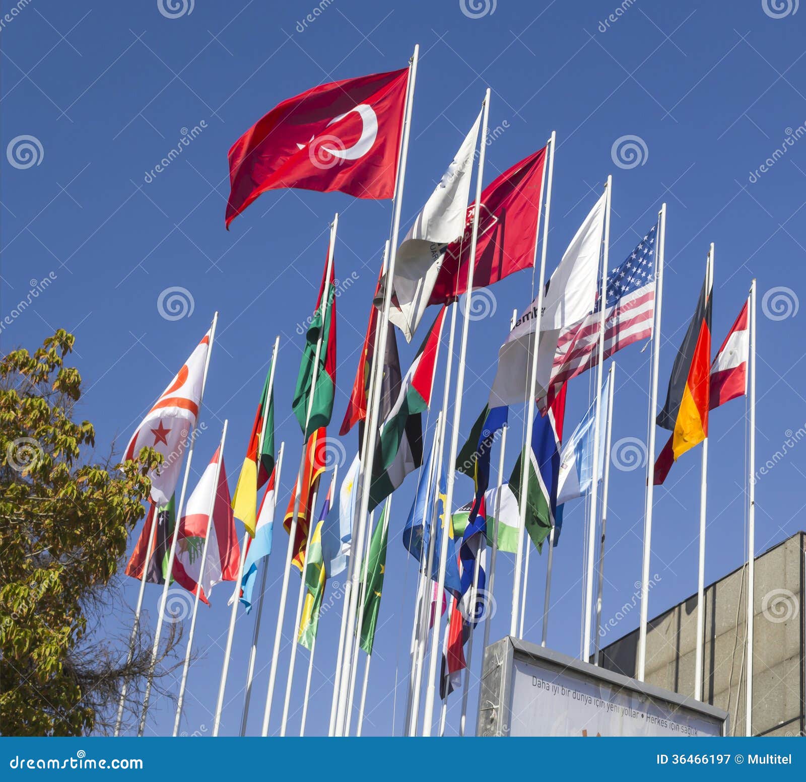 Drapeaux Nationaux Du Monde Image stock - Image du indicateur, repère ...