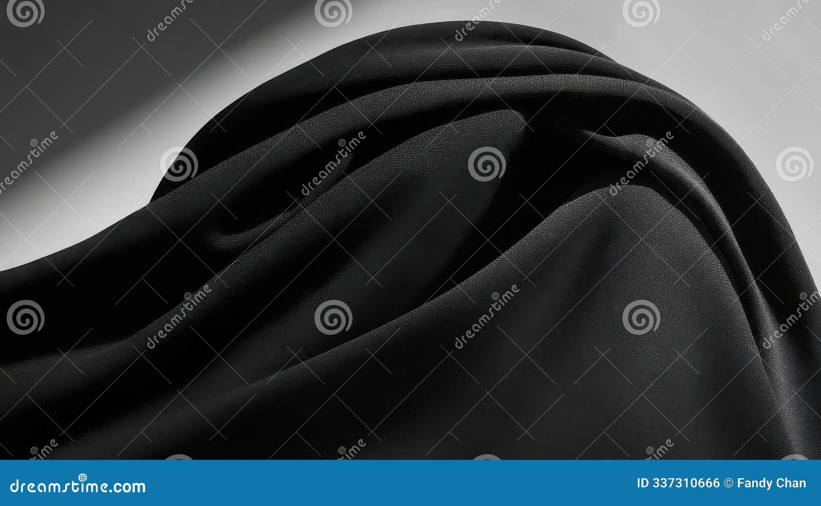 Draped Black And White Striped Fabric Texture Stock Photo ...