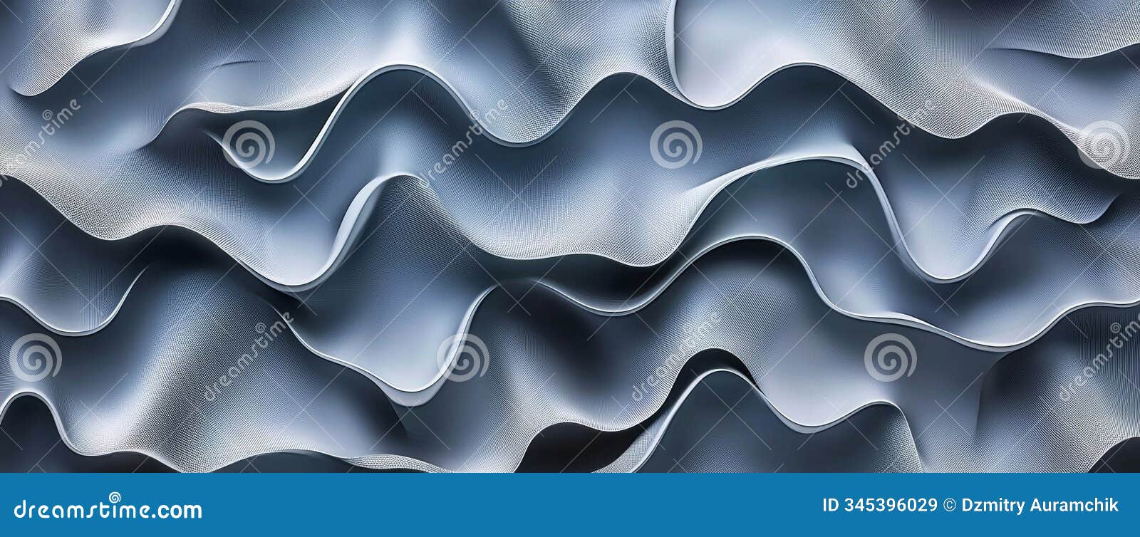 A Smooth, Reflective Silver Metal Background With Soft Distortions And ...