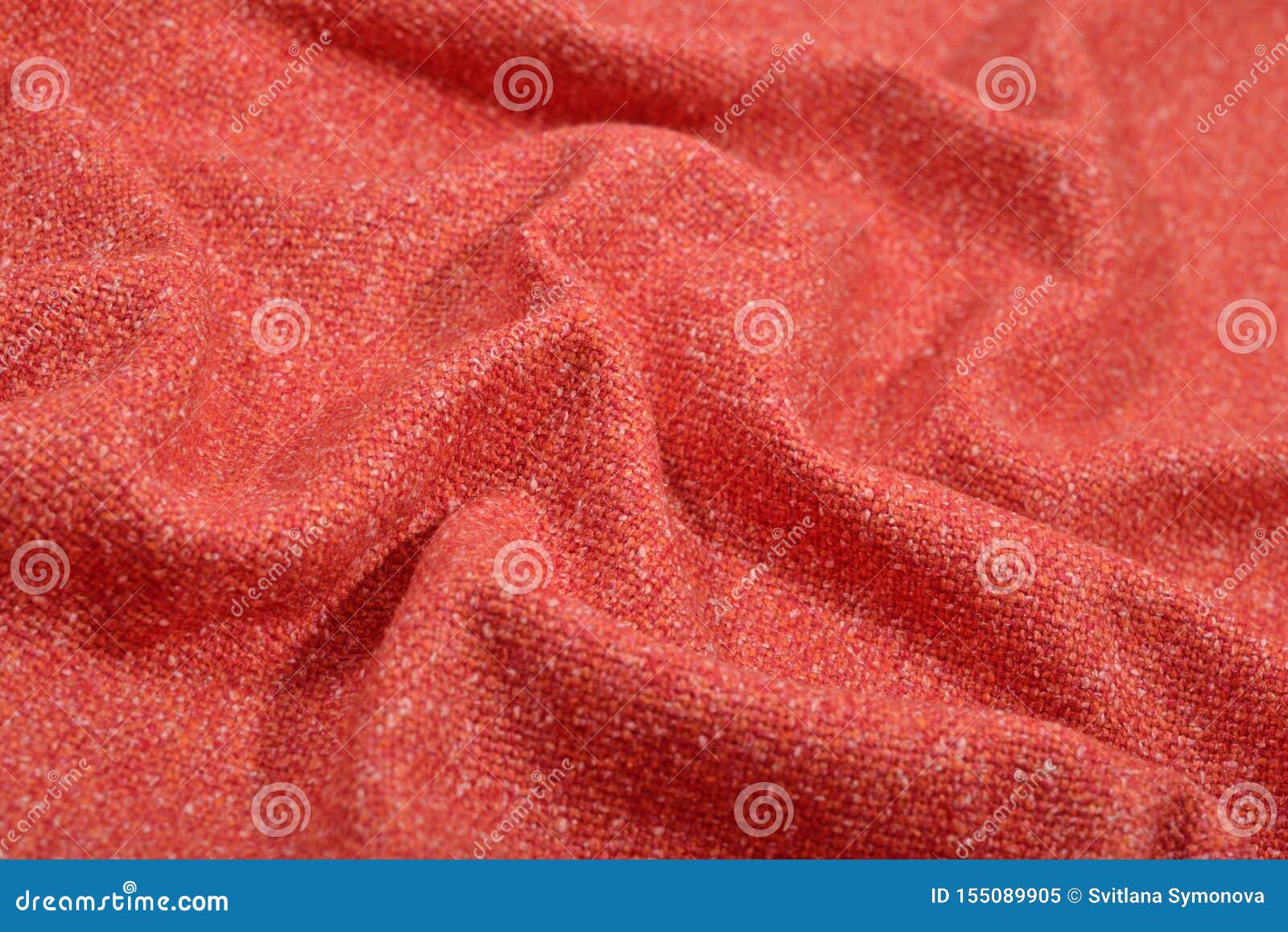 Draped Orange Tweed Wool Fabric Texture Stock Image - Image of fabric ...
