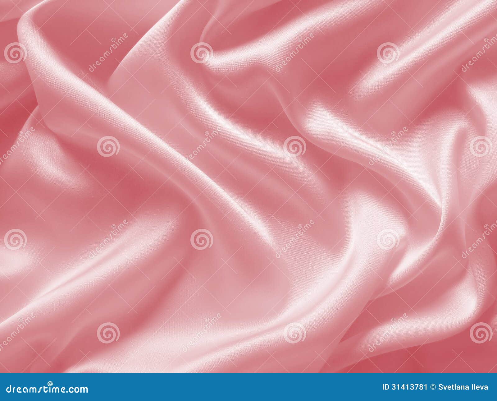 Pink Silk Heart On A Pink Background Is Standing In Line. Royalty-Free ...