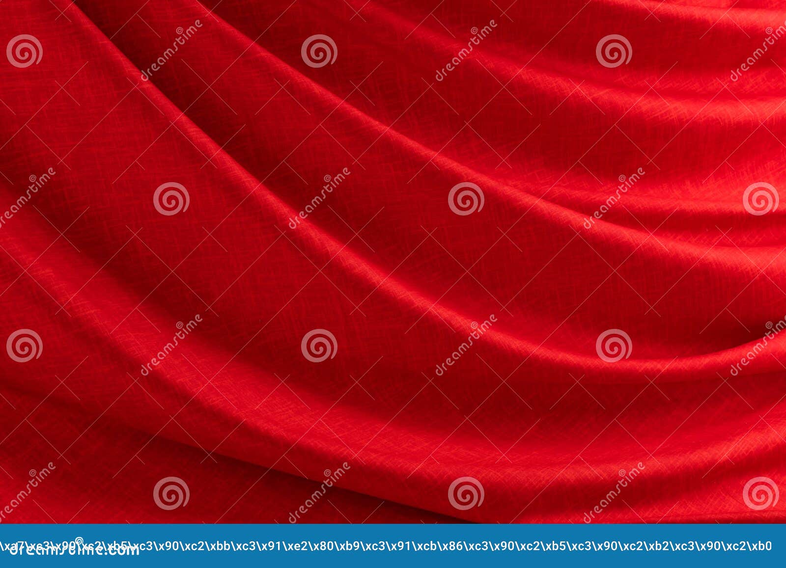 Draped Red Silk Fabric of Satin Weave, Texture Stock Image - Image of ...