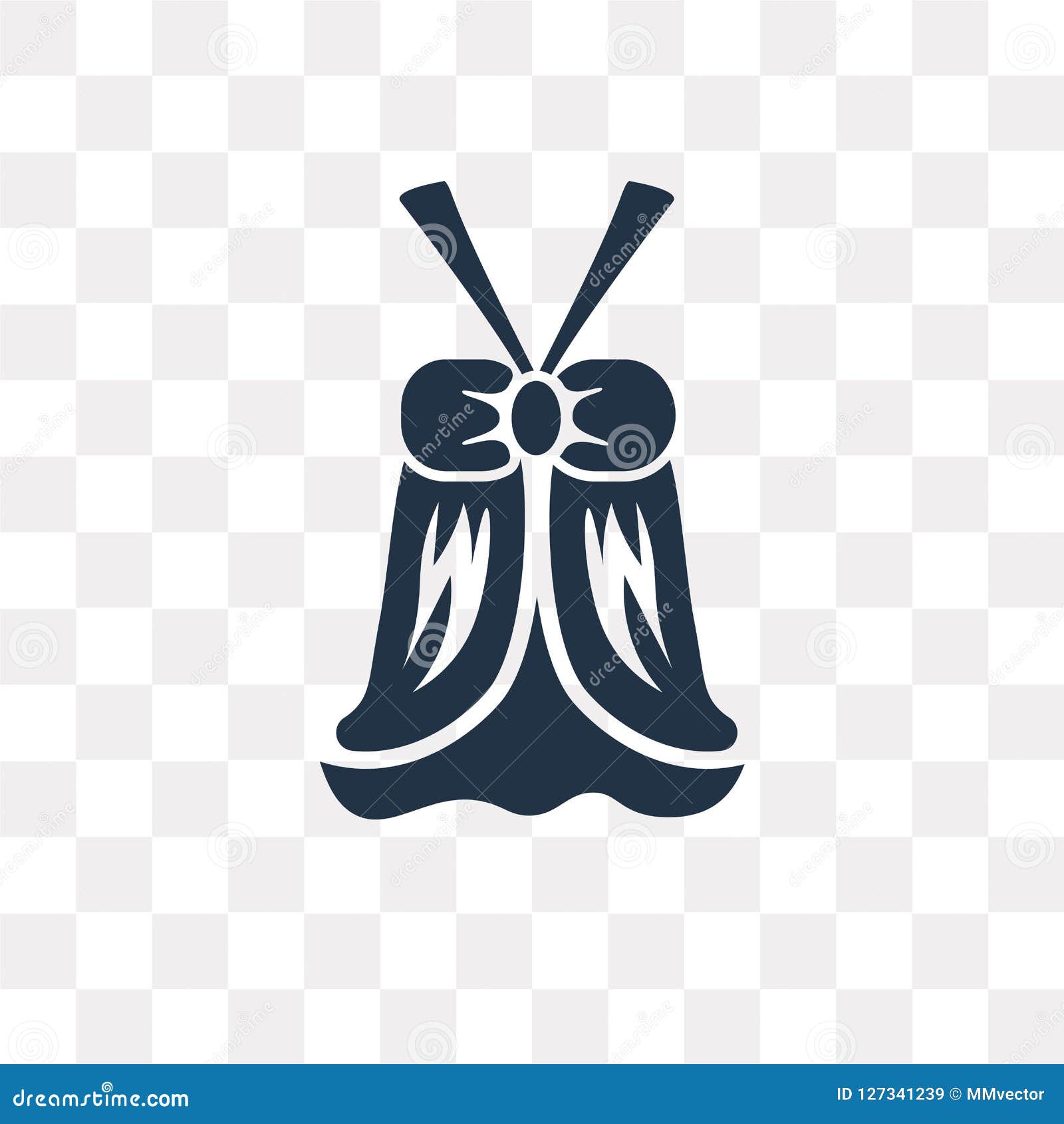 Draped Top Vector Icon Isolated on Transparent Background, Drape Stock ...