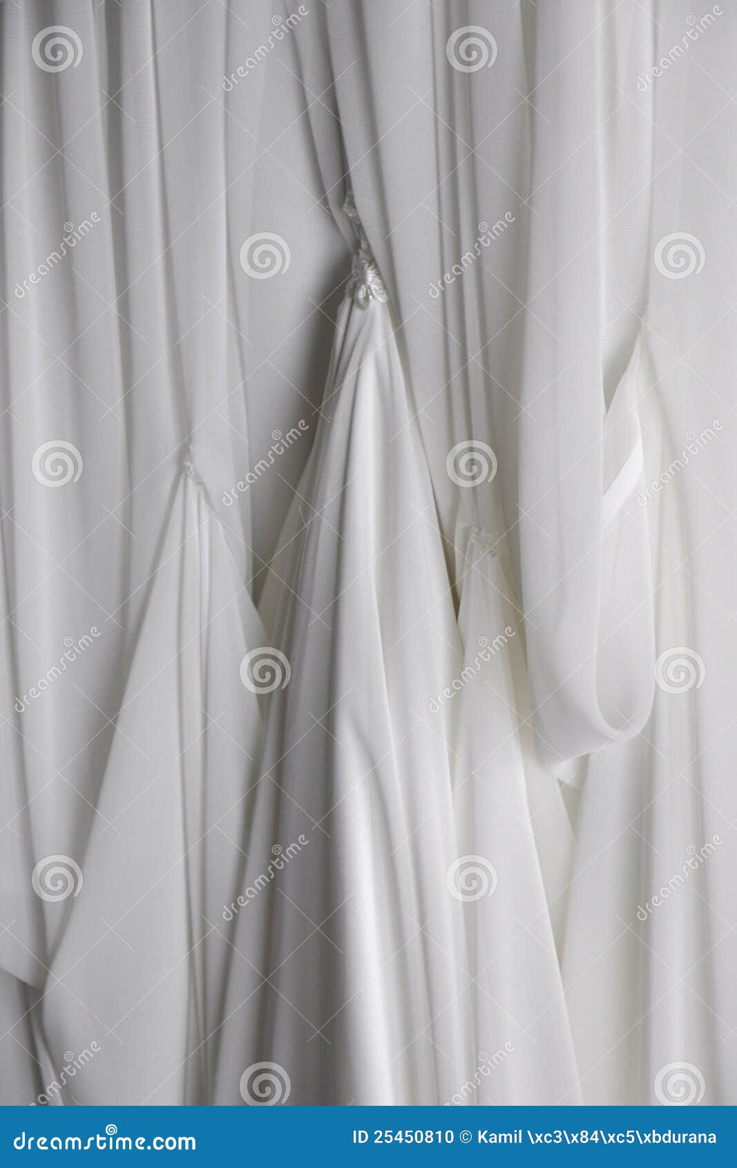 Draped White Fabric Background Stock Photo - Image of pleats, layers ...