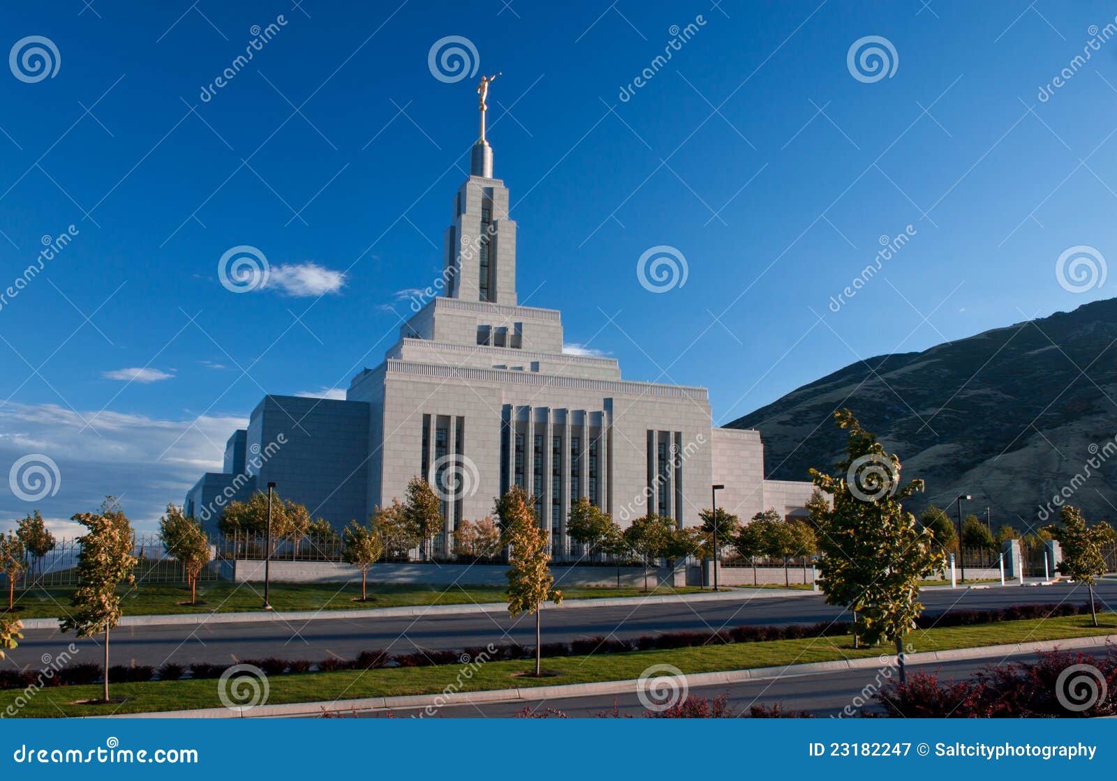 Draper Utah, LDS Temple stock image. Image of draper - 23182247