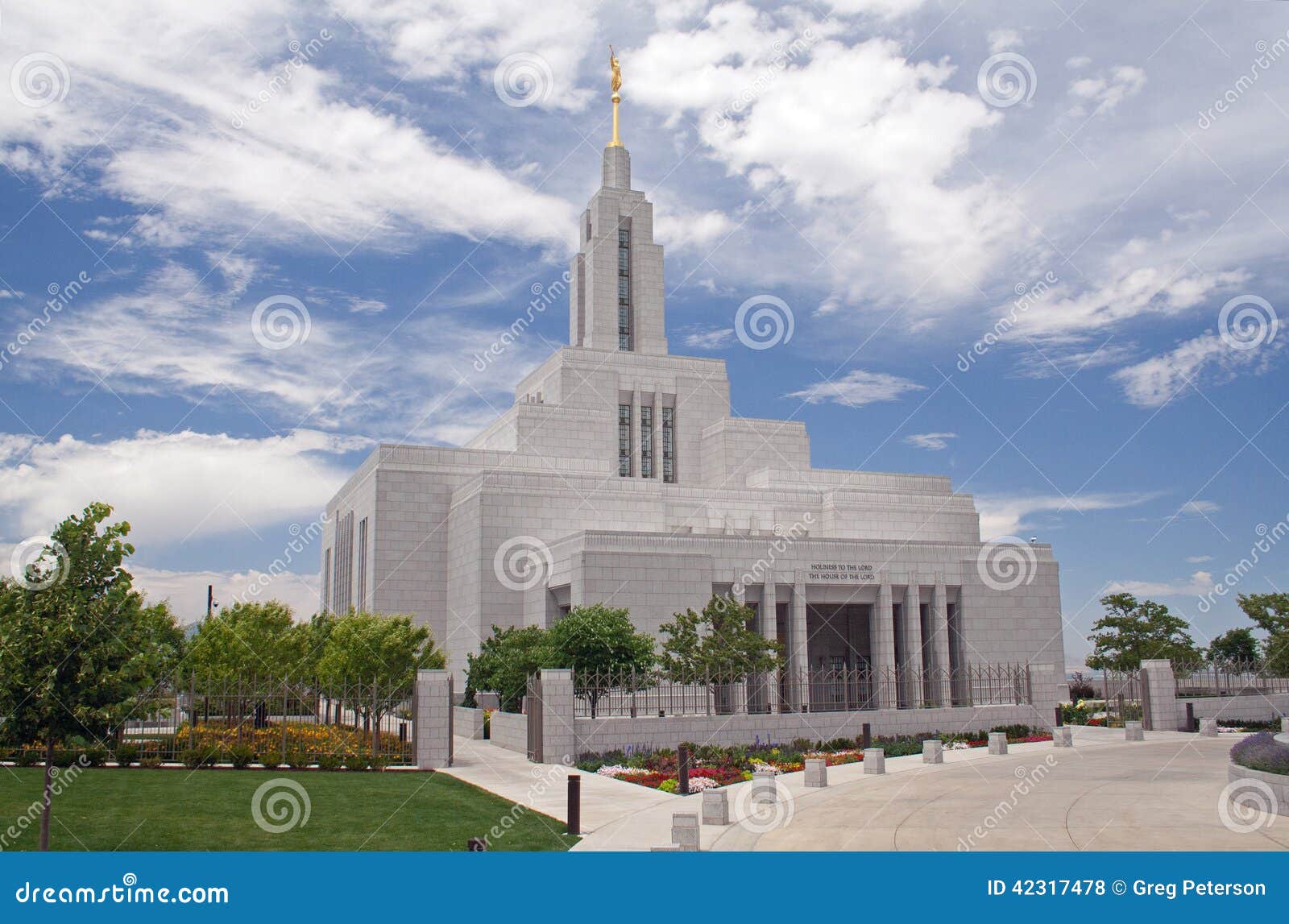 Draper, Utah Temple of the LDS Church Stock Photo - Image of christian ...