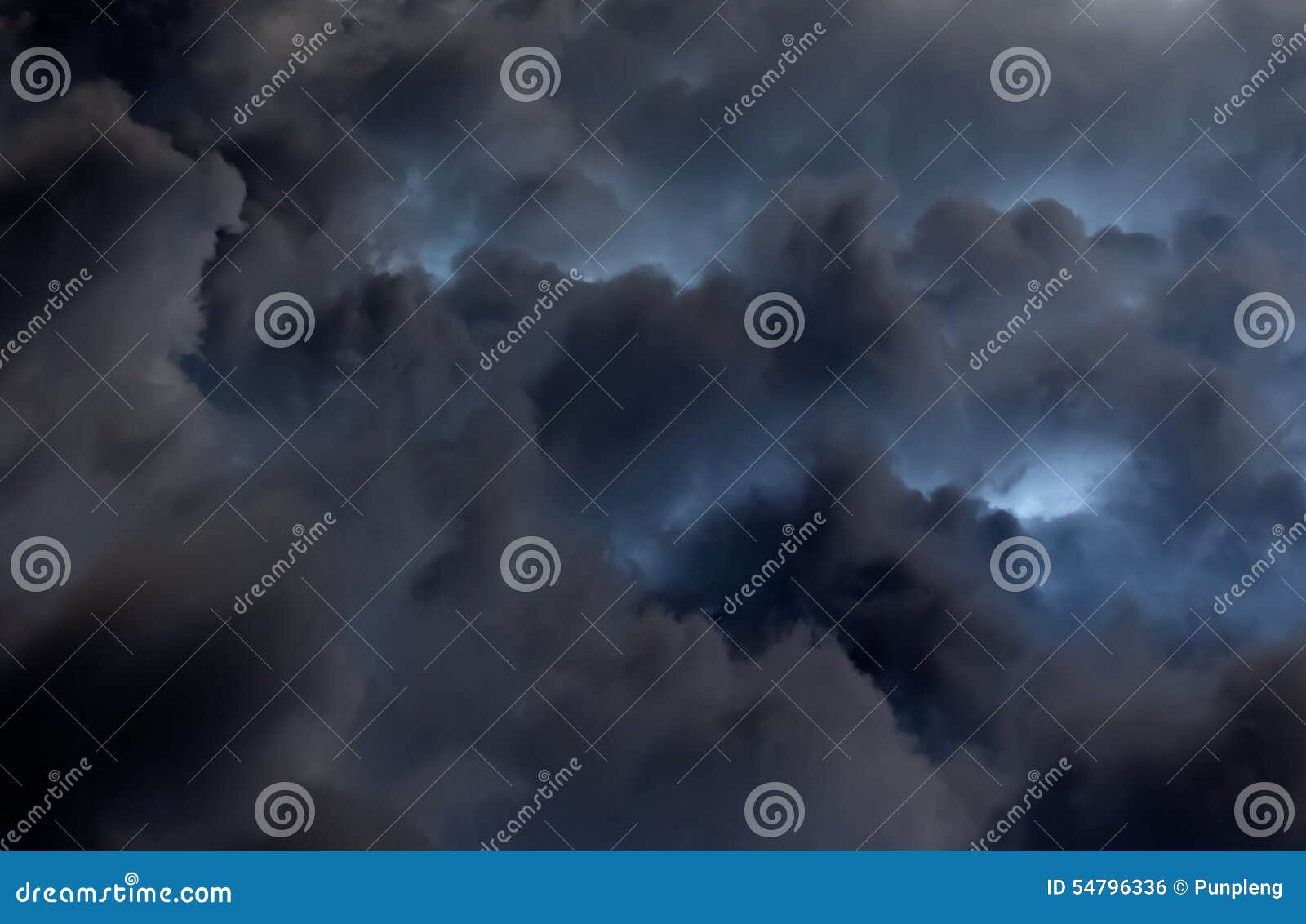 Drastische Dunkle Wolken Vor Gewitter Stockfoto - Bild von meteorologie ...