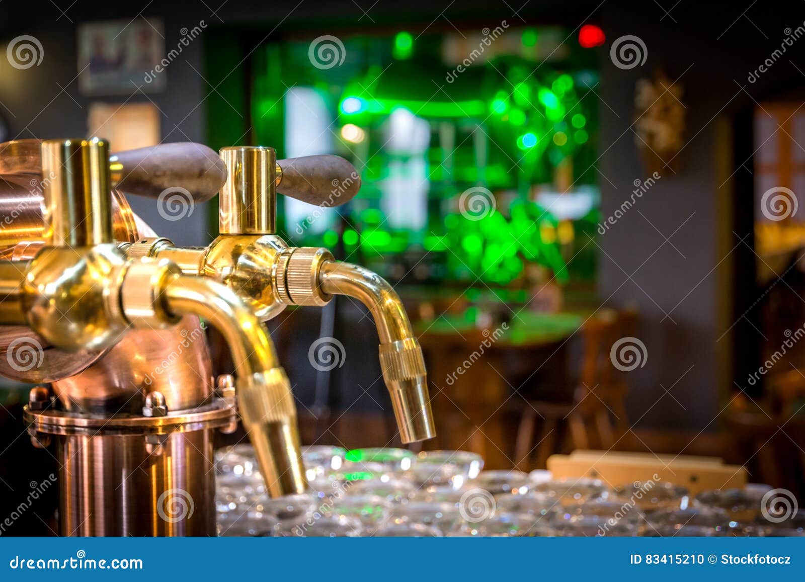 Draught beer tap stock photo. Image of party, chrome - 83415210