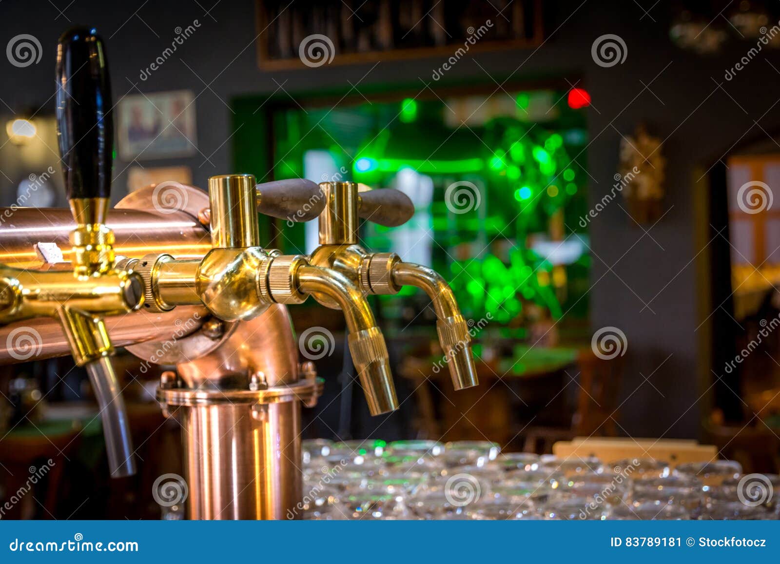 Draught beer tap stock image. Image of alcohol, nightclub - 83789181