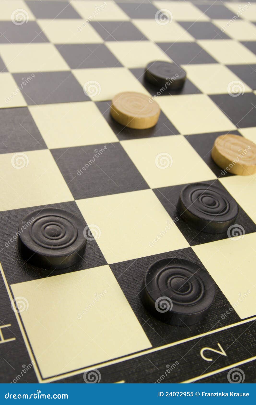 Draughts stock image. Image of playing, black, squares - 24072955