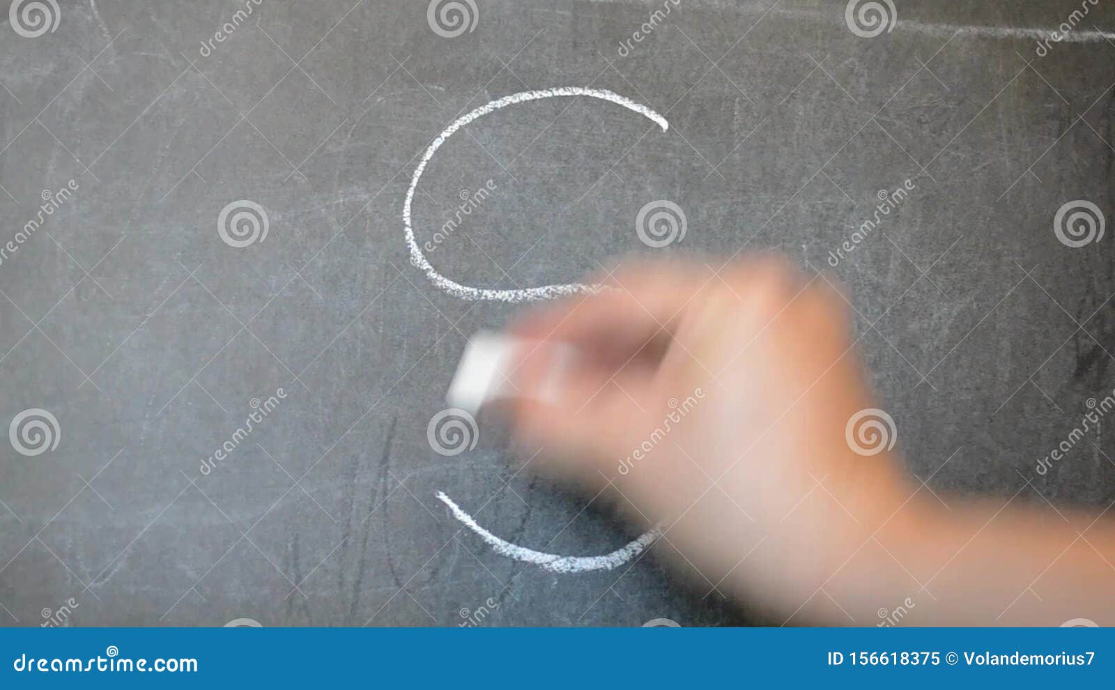 Draw on the Blackboard with Chalk. Dollar Sign. Stock Video - Video of ...