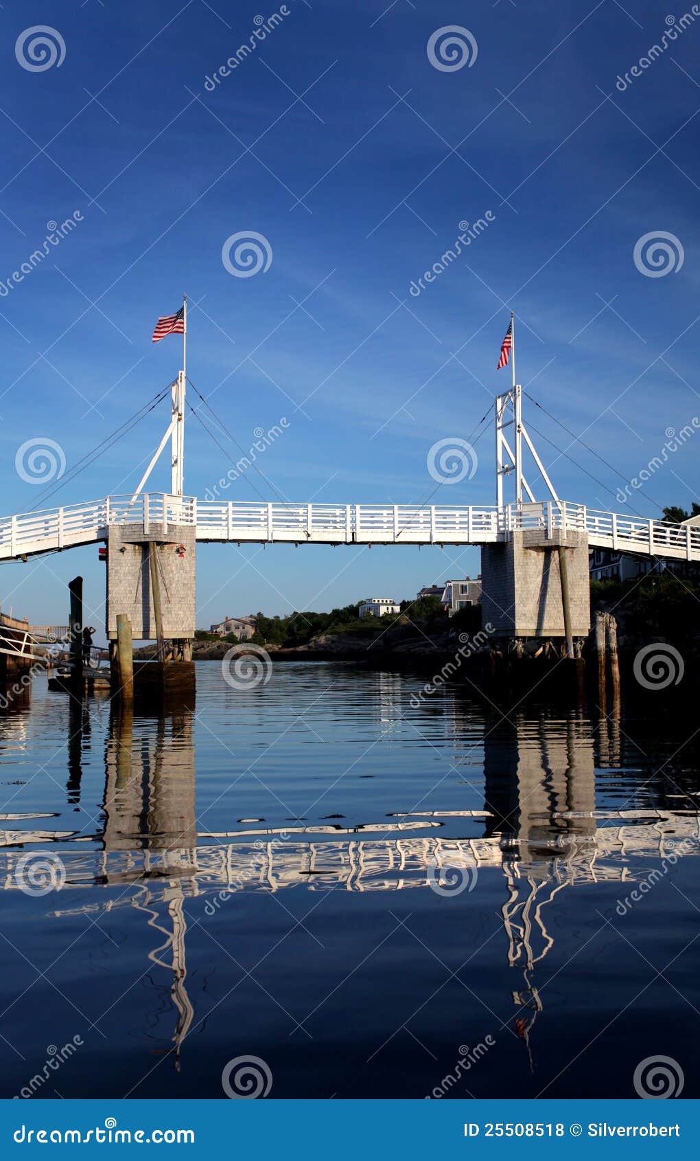 The Draw Bridge stock photo. Image of maine, pedestrian - 25508518