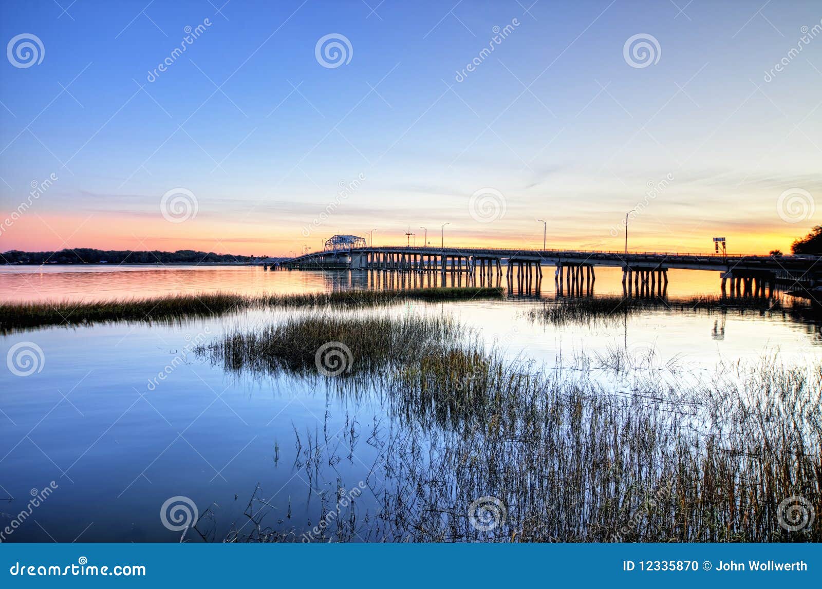 Draw bridge hdr stock photo. Image of beach, sunset, steel - 12335870