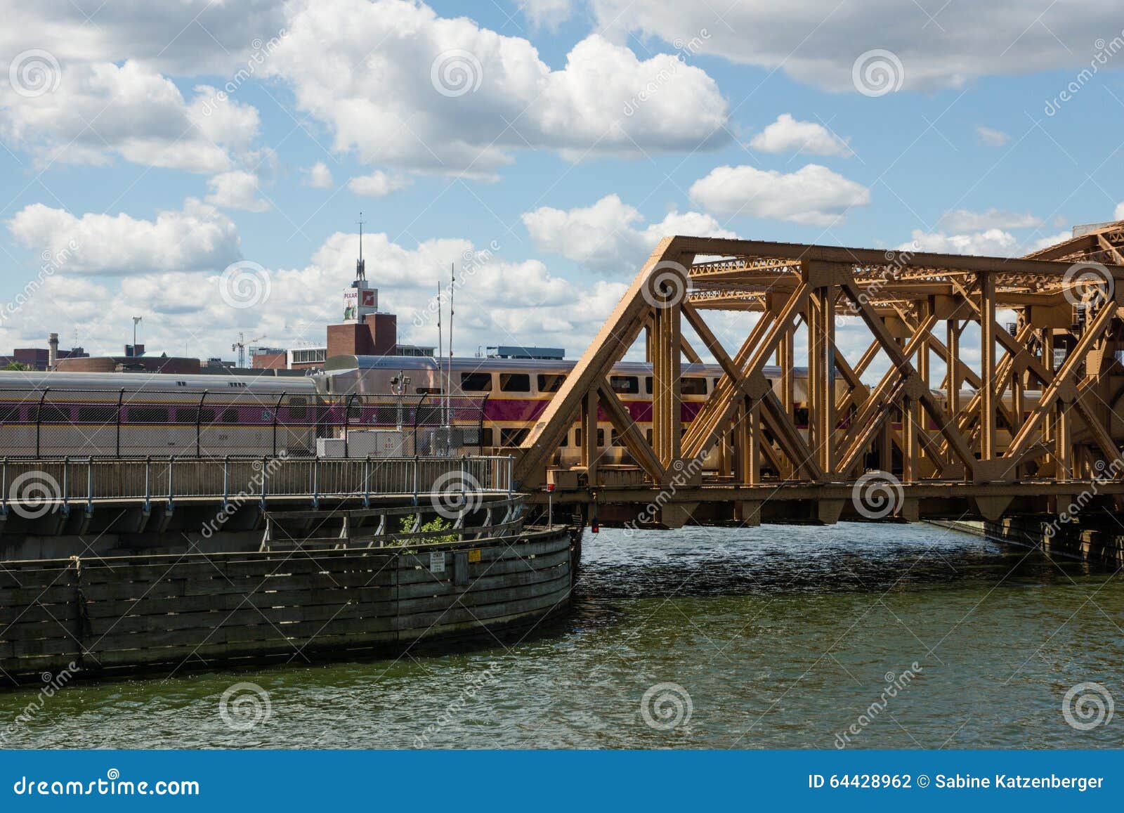 Draw bridge stock photo. Image of structure, massachusetts - 64428962
