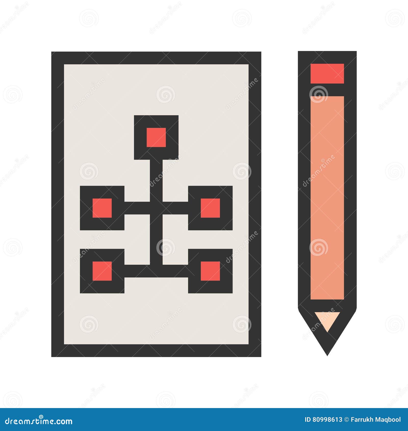 Drawing Of The Structure Of A Green Leaf Of A Plant. Eggplant Leaf ...