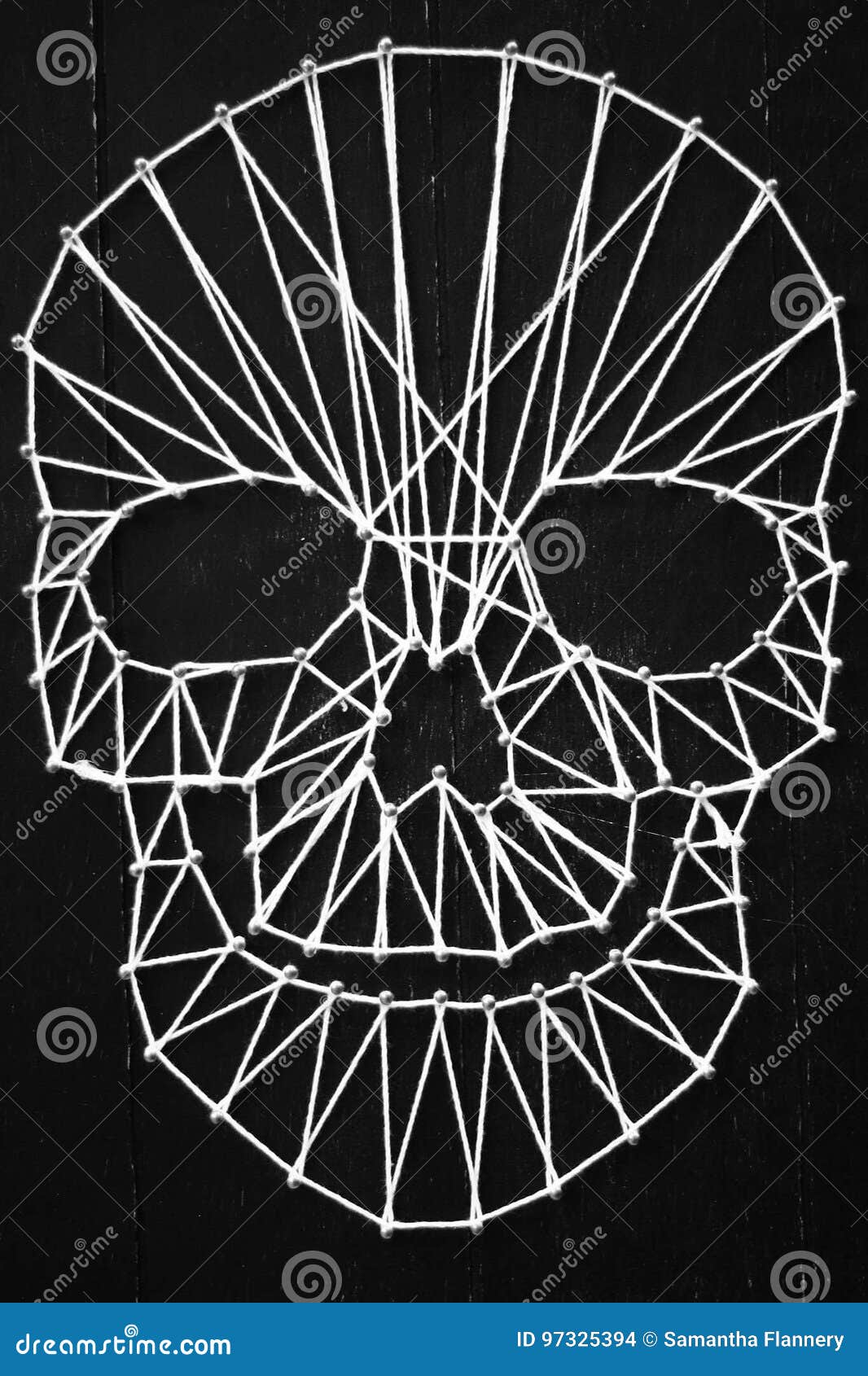 Draw the line of death stock photo. Image of line, skull - 97325394