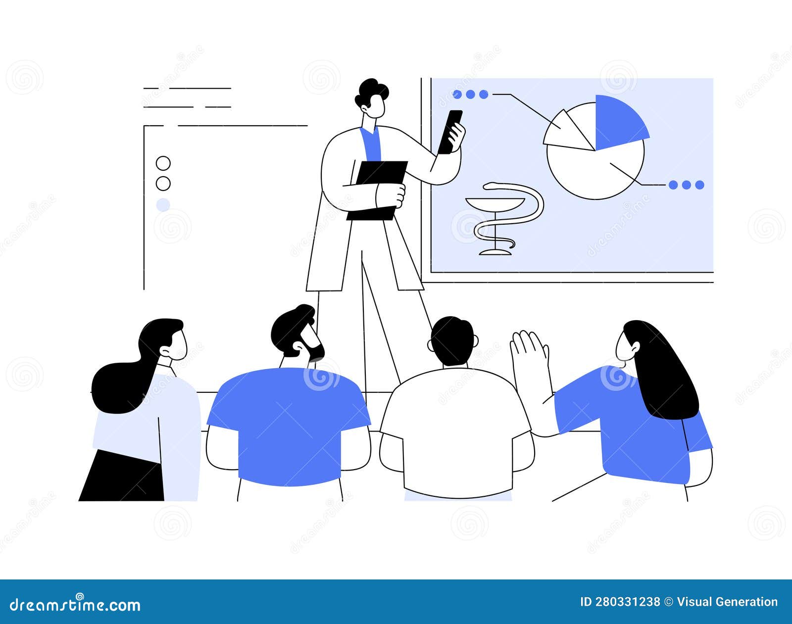 Draw Scientific Conclusions Abstract Concept Vector Illustration. Stock ...