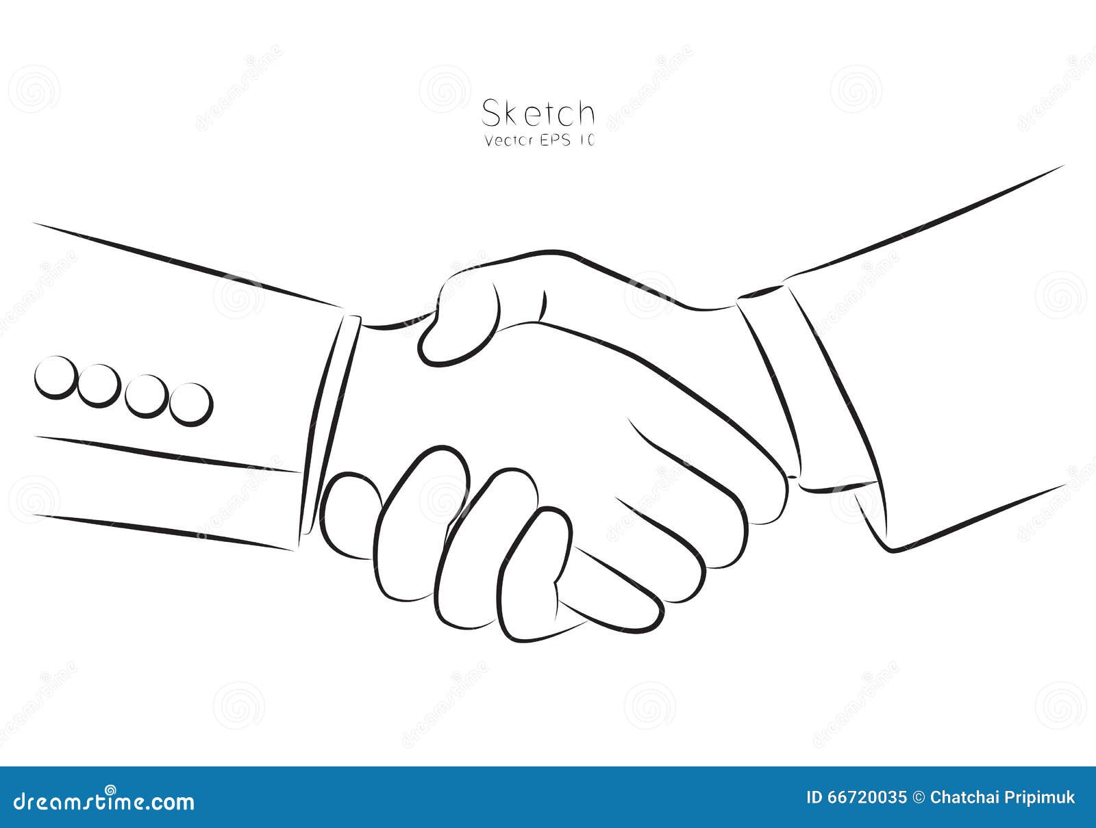 Shaking Hand Drawing