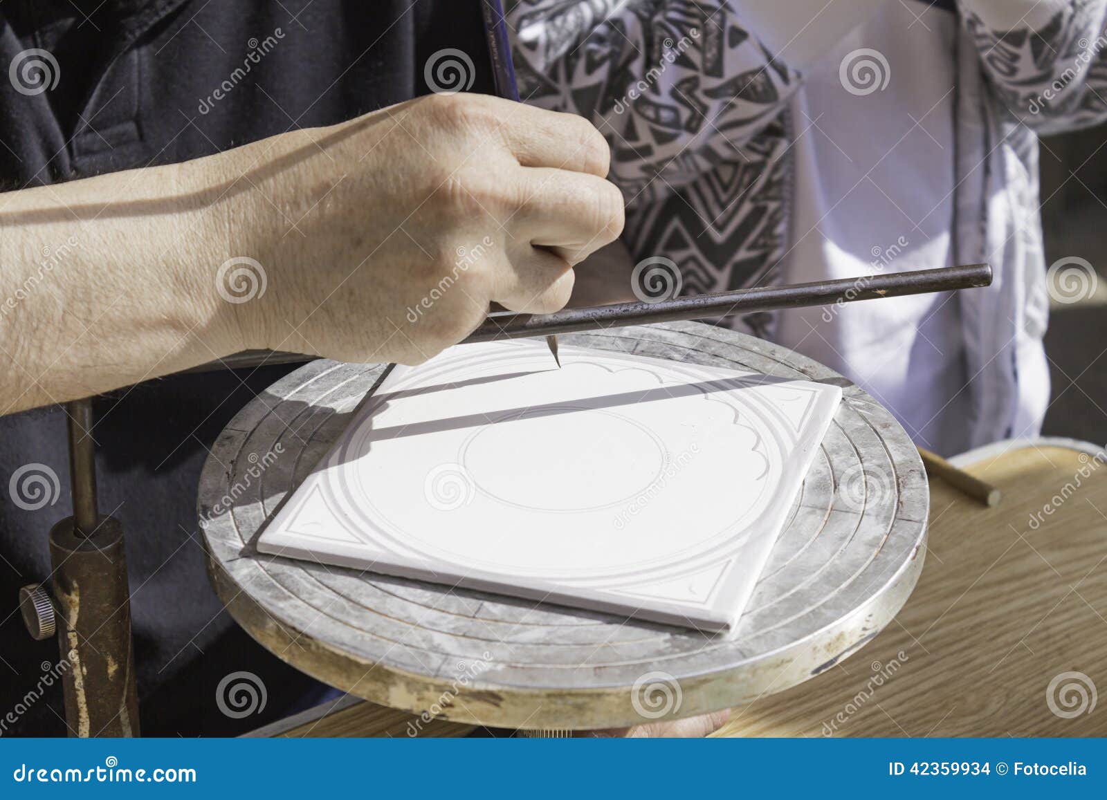 Draw on stone stock photo. Image of craftsmanship, hand - 42359934