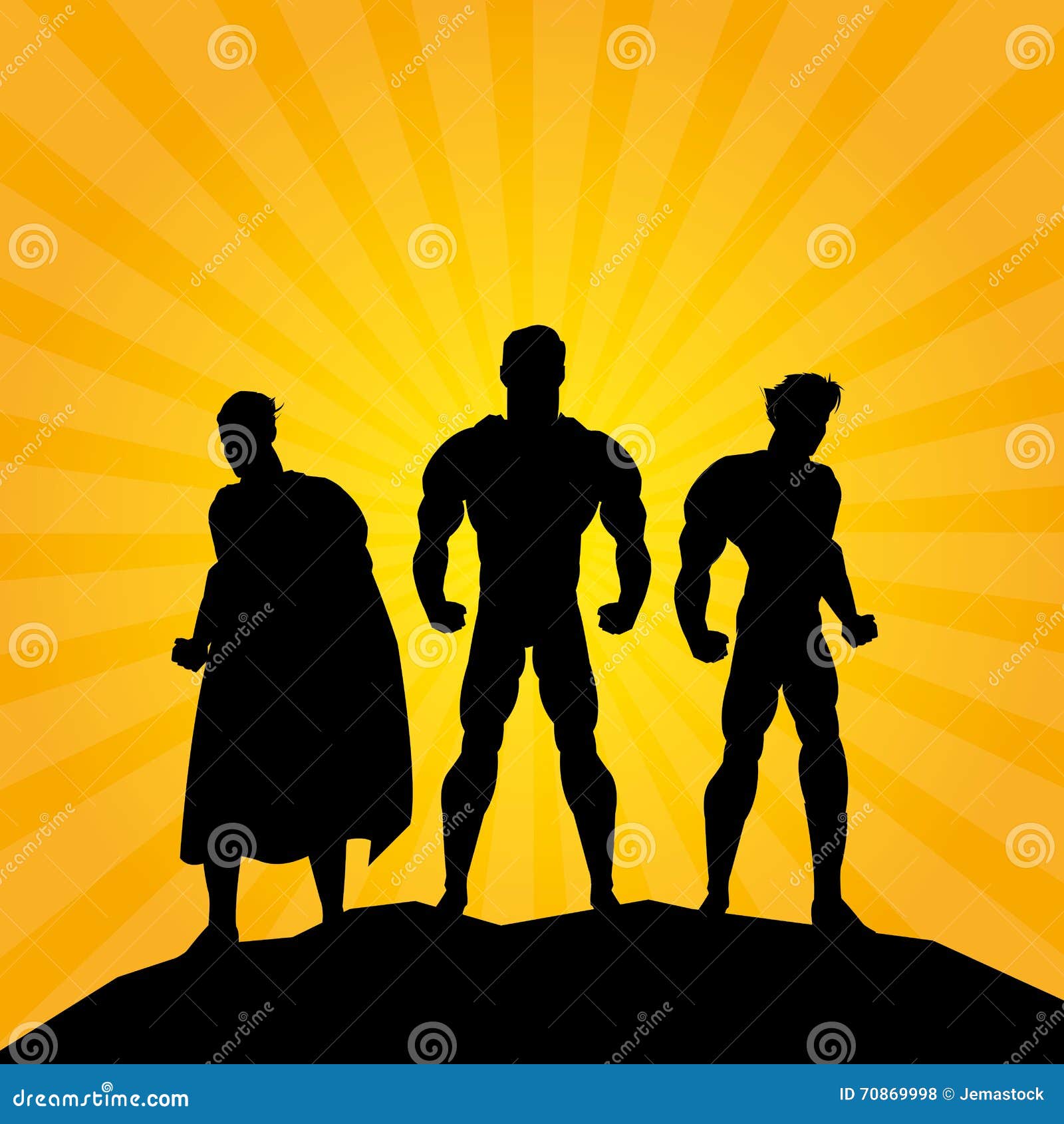 Draw of Superhero Cartoon, Vector Illustration Stock Vector ...