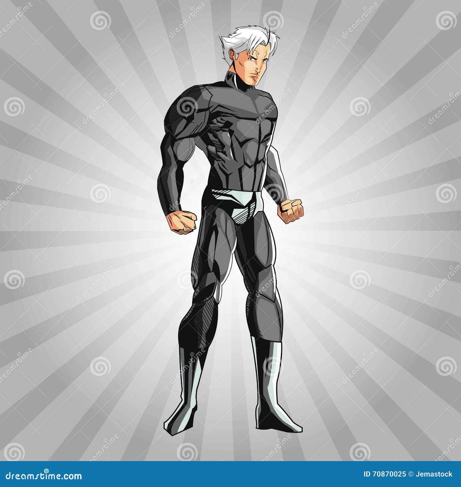 Draw Of Superhero Cartoon, Vector Illustration | CartoonDealer.com ...