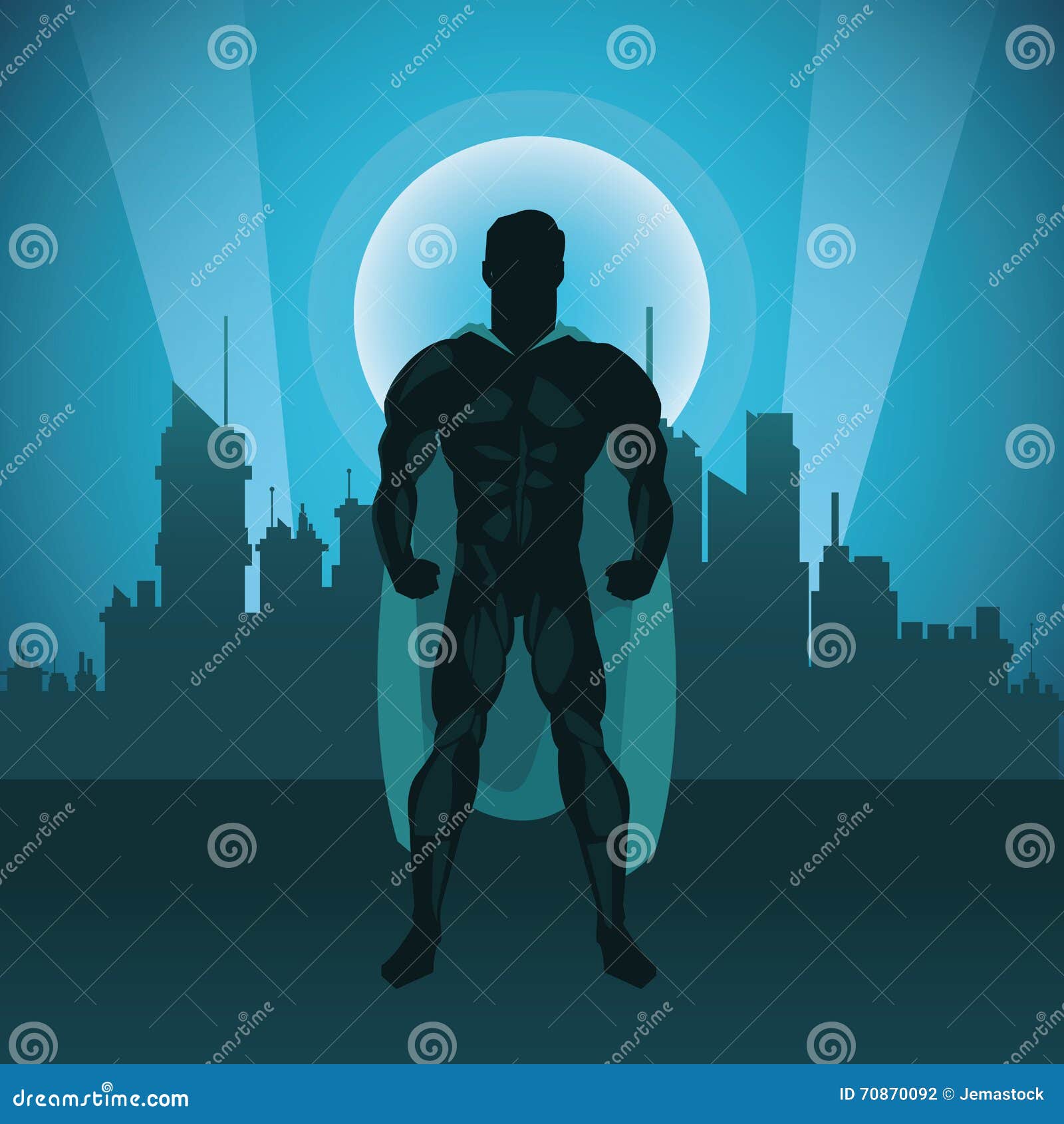 Draw of Superhero Cartoon, Vector Illustration Stock Vector ...