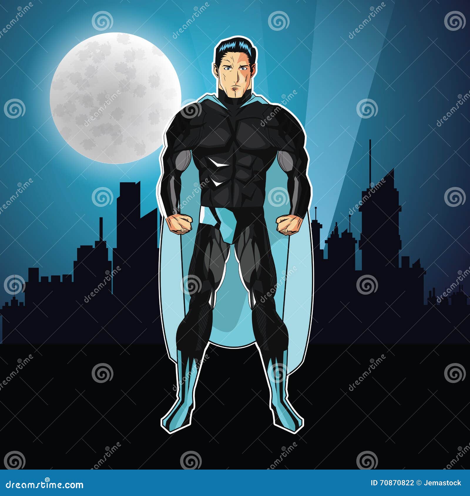 Draw of Superhero Cartoon, Vector Illustration Stock Vector ...