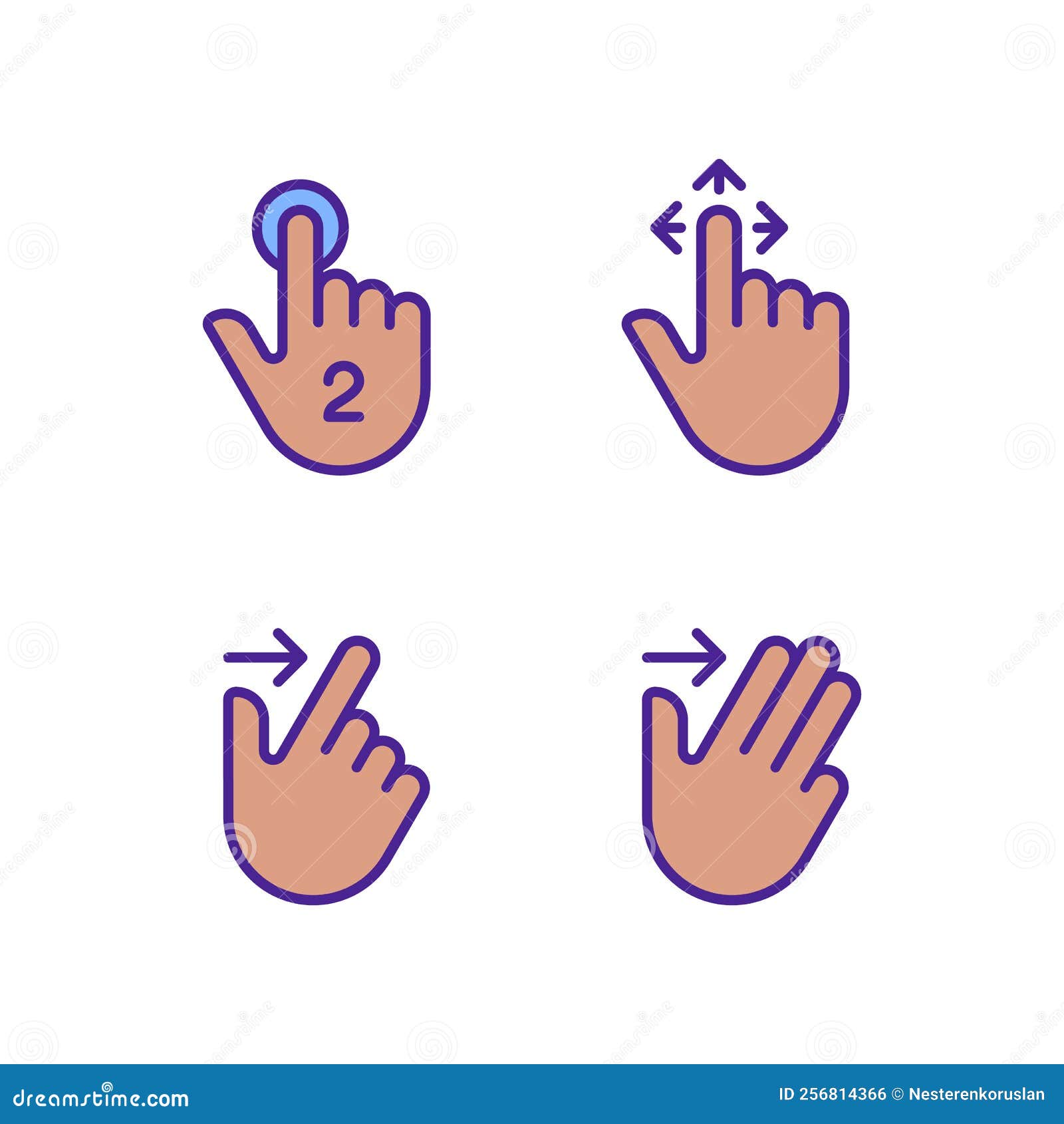 Draw and Swipe Gestures Pixel Perfect RGB Color Icons Set Stock Vector ... Draw and Swipe Gestures Pixel Perfect RGB Color Icons Set Stock Vector ...