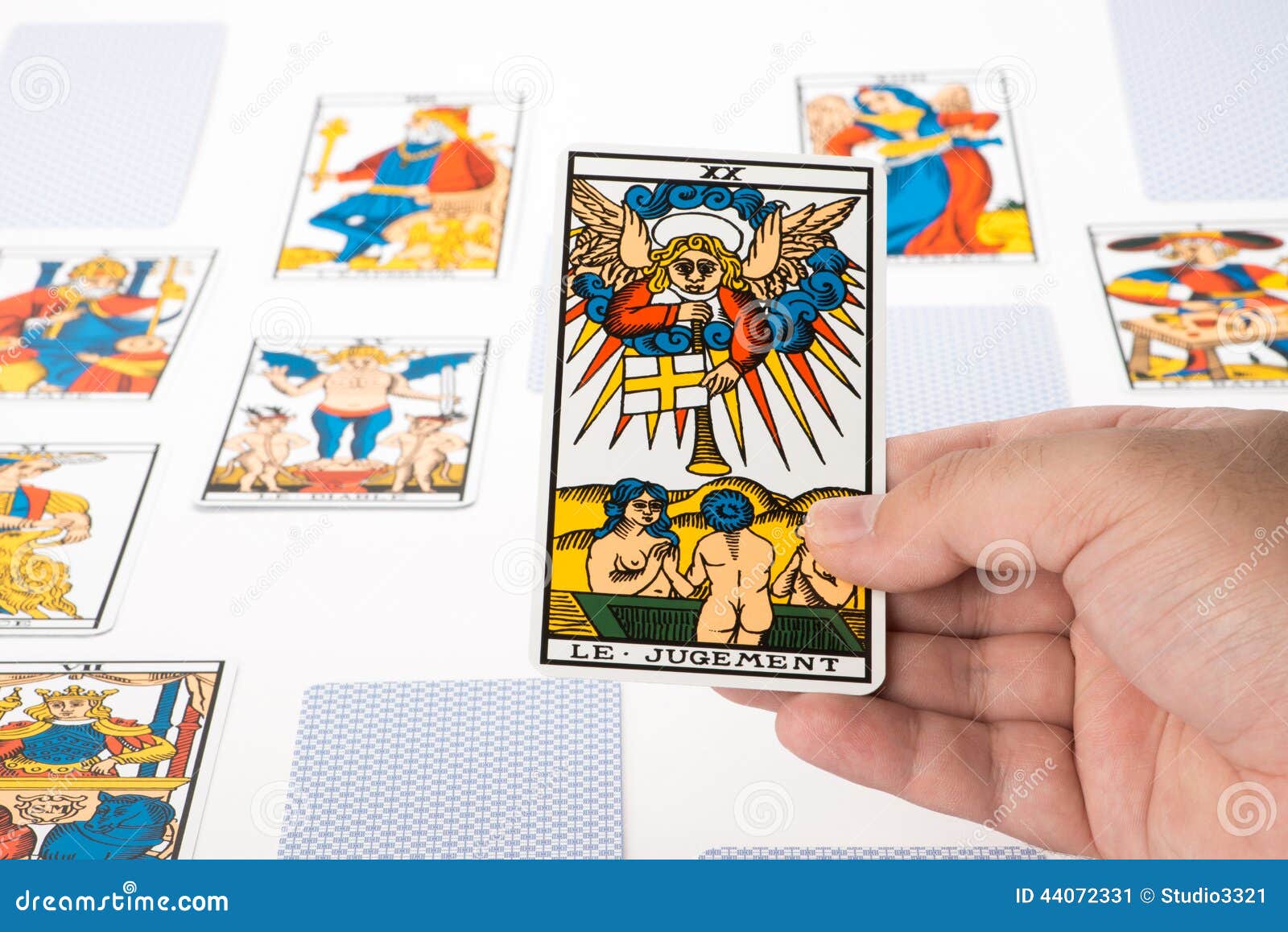 Draw tarot : Judgement stock image. Image of marseille - 44072331