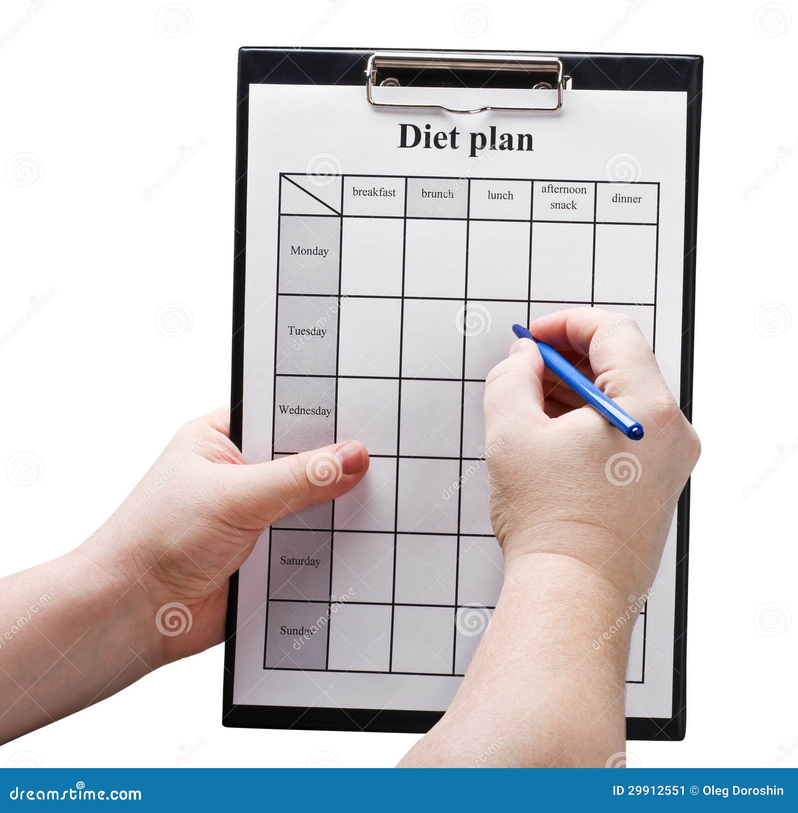 Diet plan stock image. Image of measuring, diet, professional - 29912551