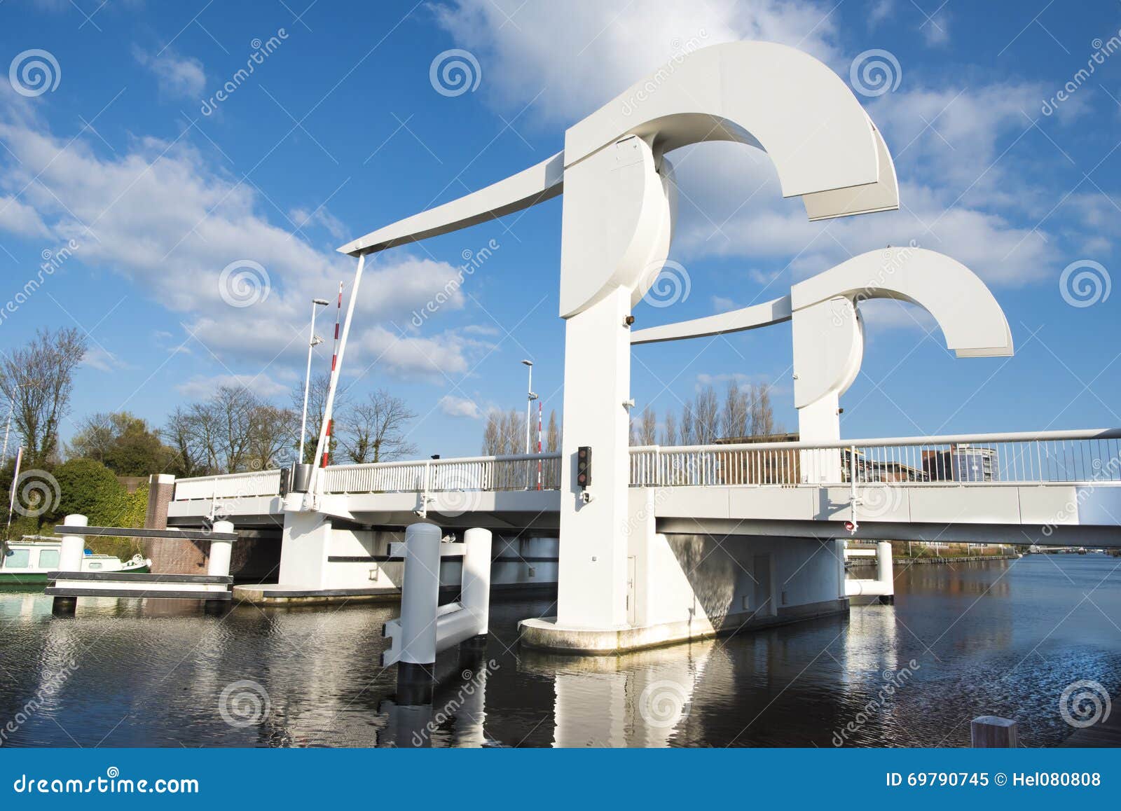 Drawbridge stock image. Image of transportation, canal - 69790745