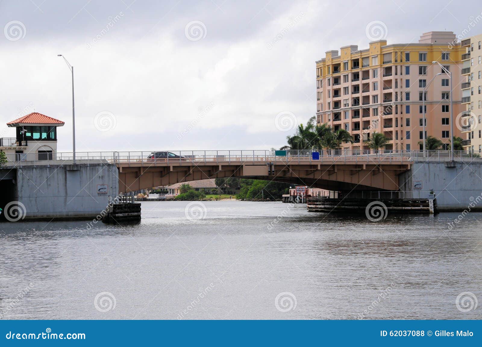 Drawbridge, South Florida stock photo. Image of strong - 62037088