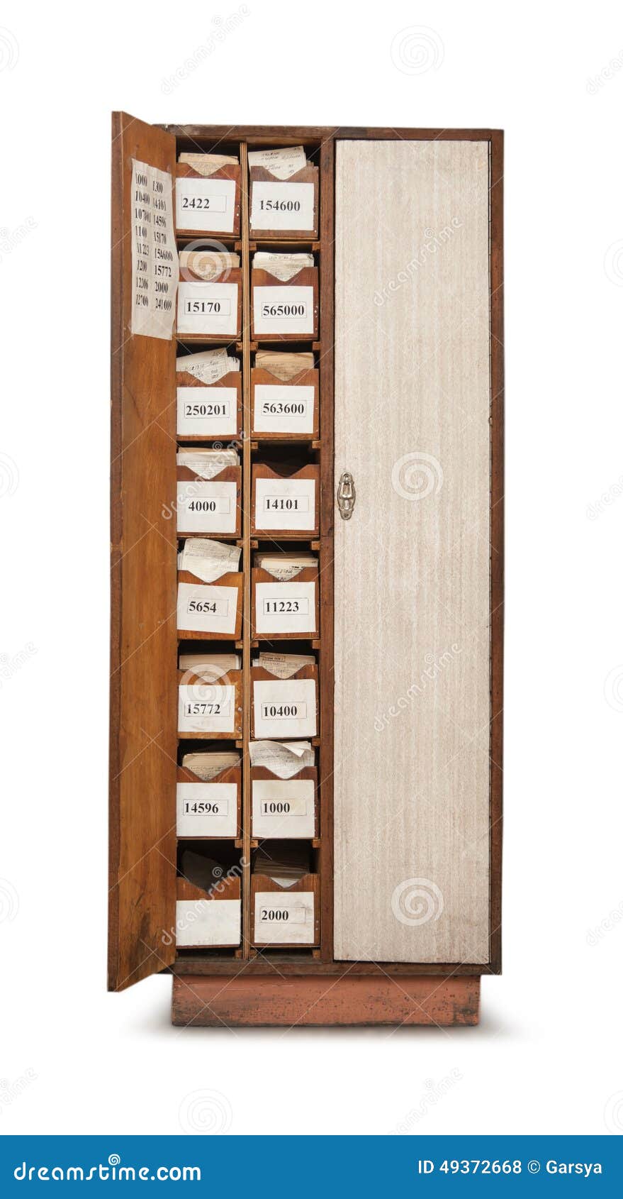 Drawer with Business Papers Stock Photo - Image of paper, data: 49372668
