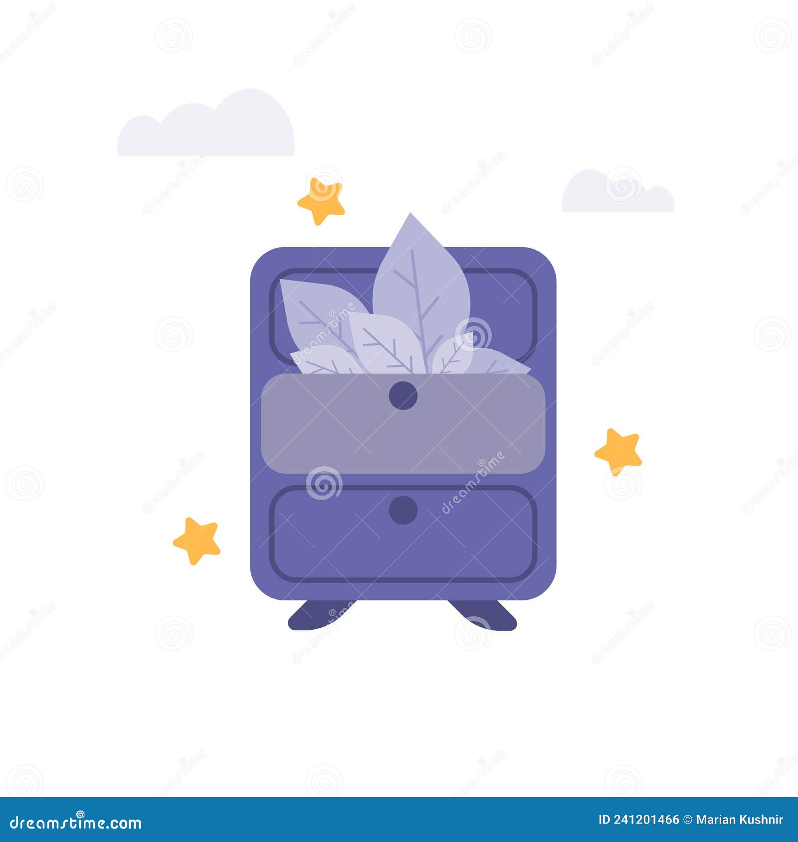 Drawer Icon, Storage, Vector Illustration. Stock Vector - Illustration ...