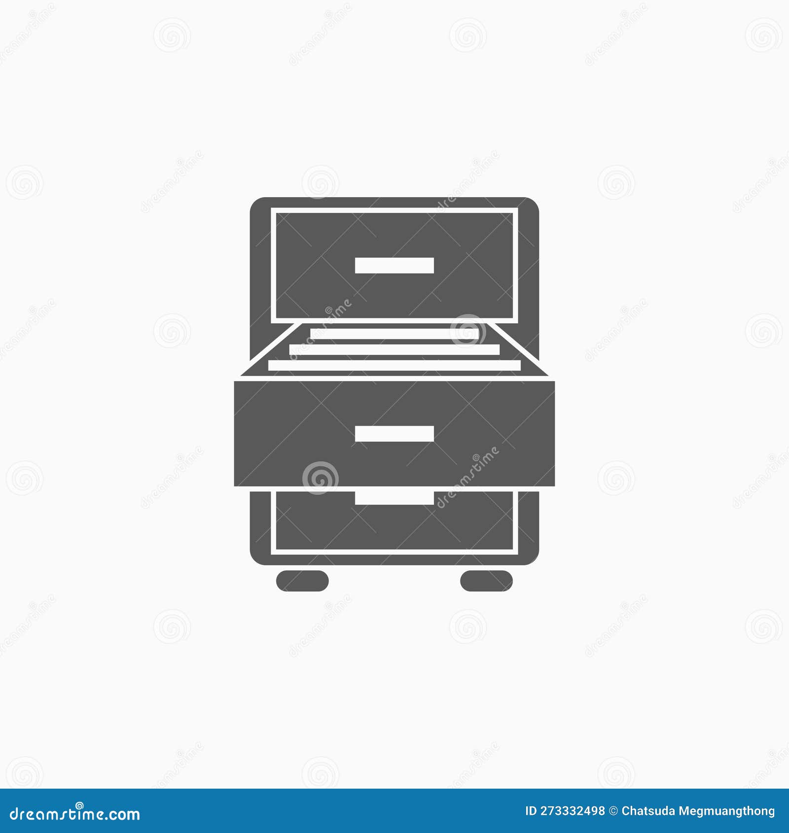 Drawer Icon, Tray Vector, Furniture, Box, Cabinet Stock Vector ...
