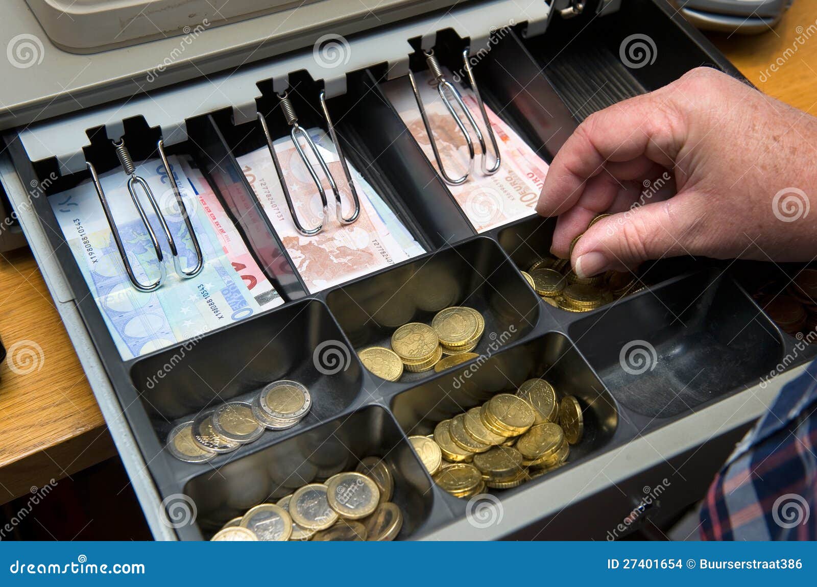 Drawer with money stock photo. Image of retail, shop - 27401654