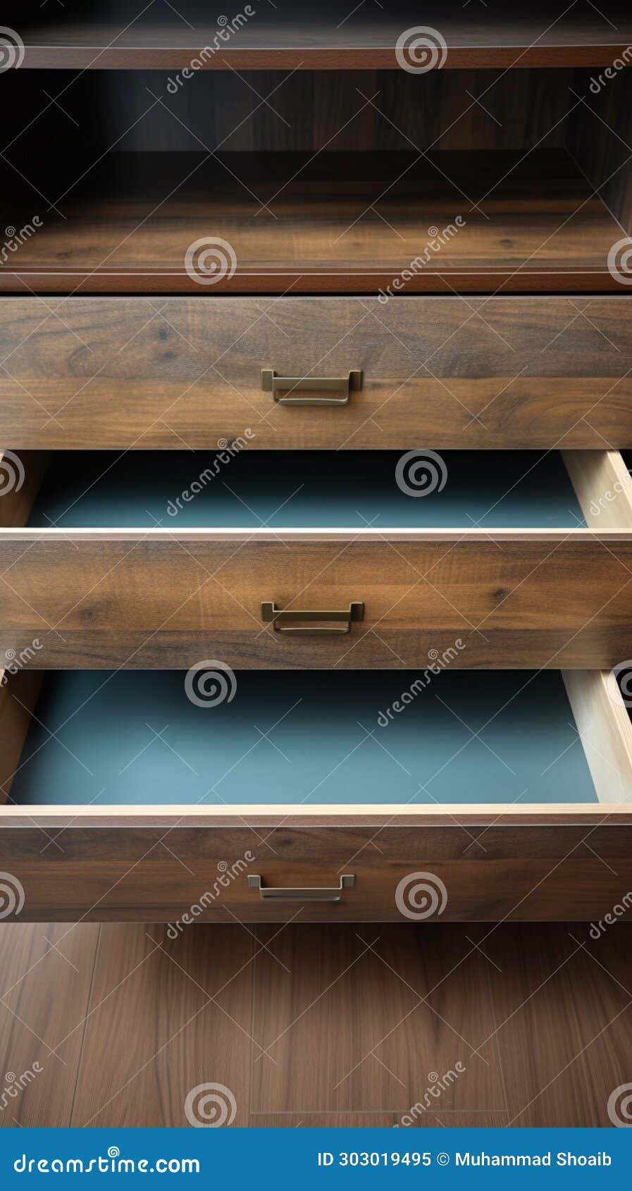 Drawer Perspective Top View of an Opened, Invitingly Empty Drawer Stock ...