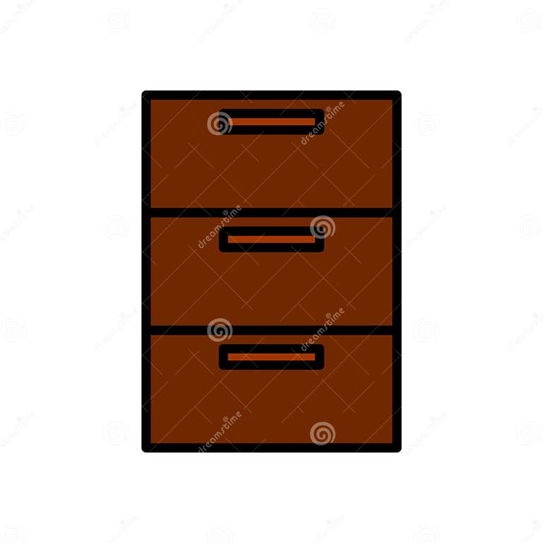 Drawer Vector Design Template Illustration.icon Logo Design Elements ...